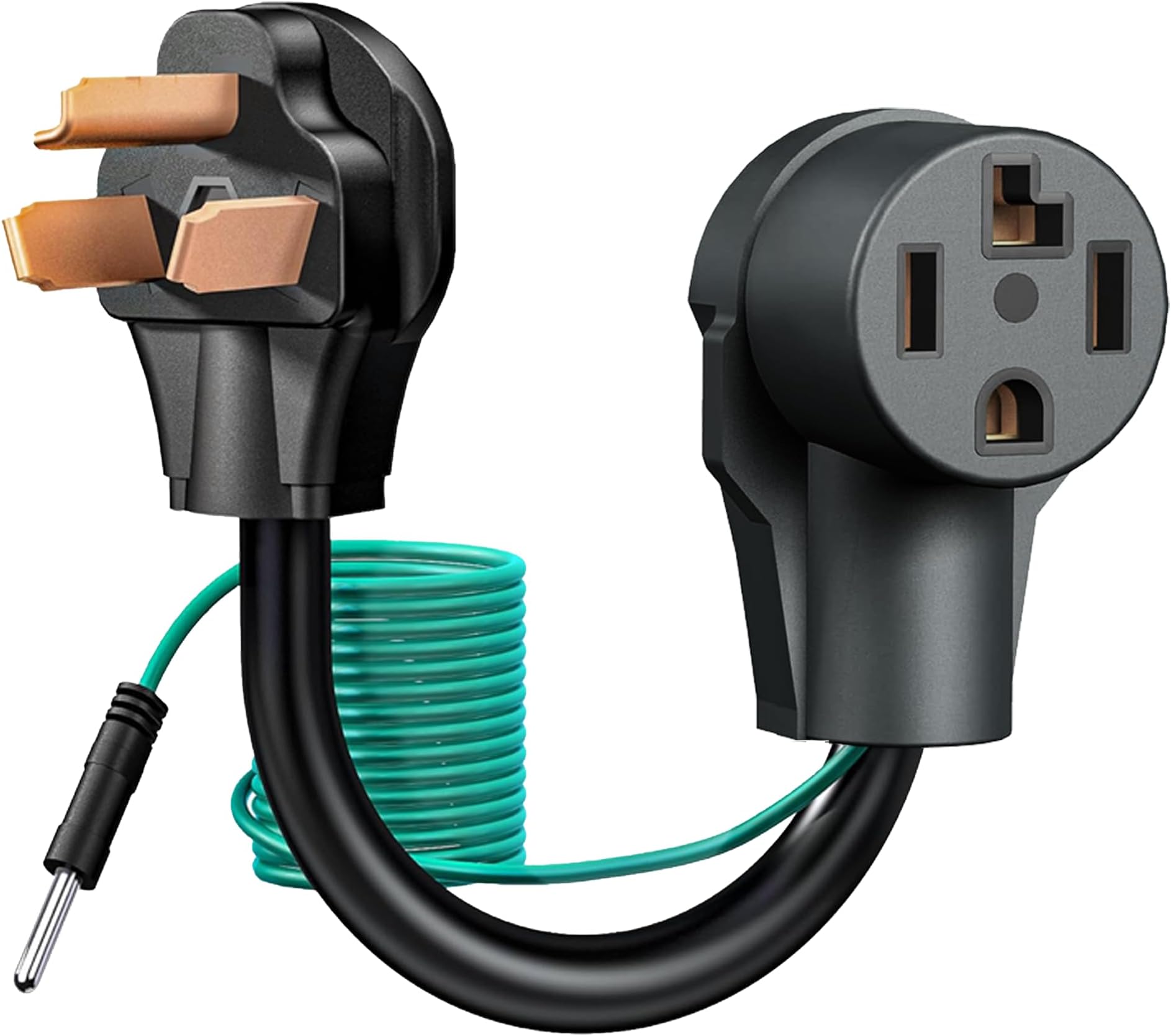 Amazon.com: 3 Prong to 4 Prong Dryer Adapter, 4 Prong to 3 Prong Dryer ...