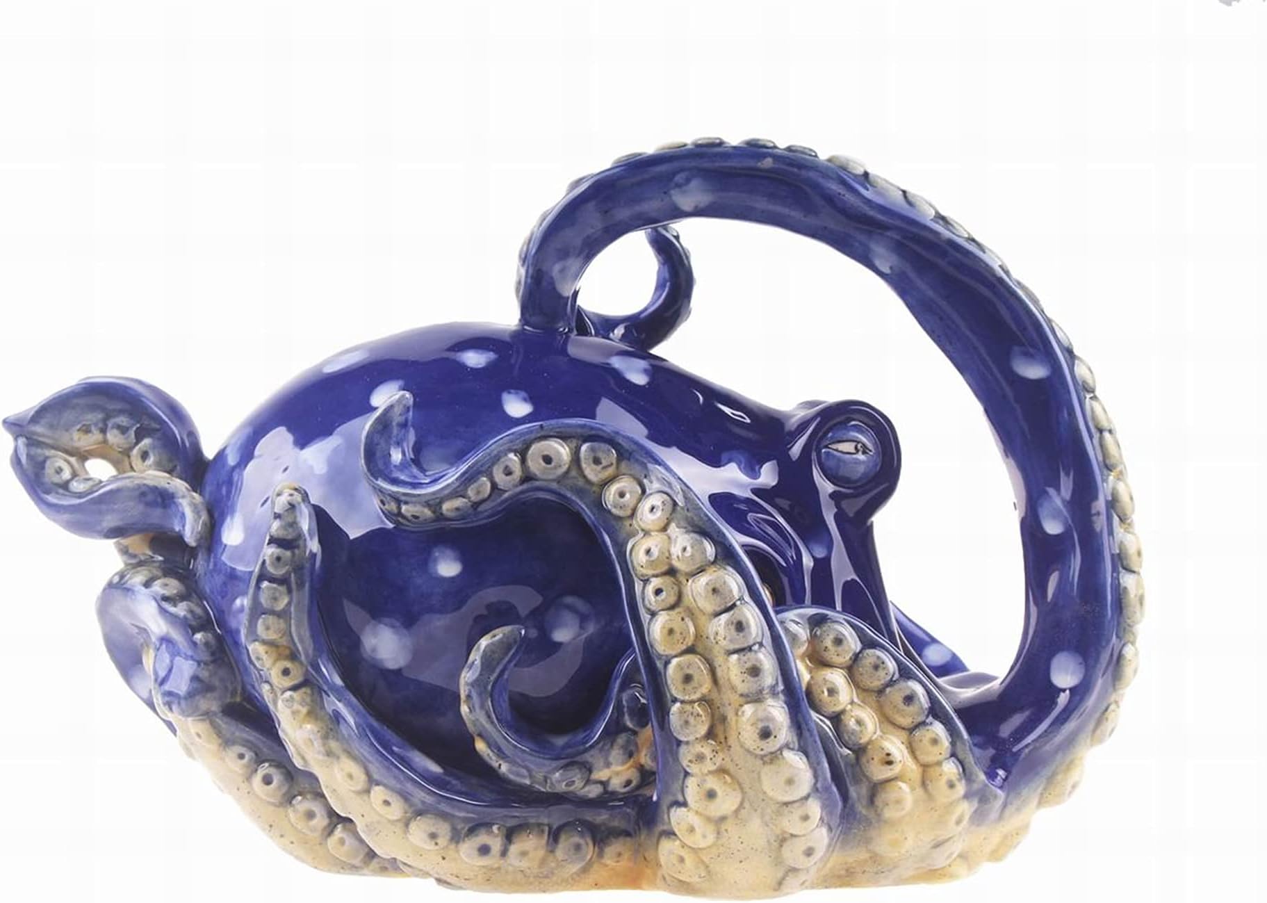 Amazon.com | Blue Sky Clayworks Octopus Shaped Ceramic Teapot: Teapots
