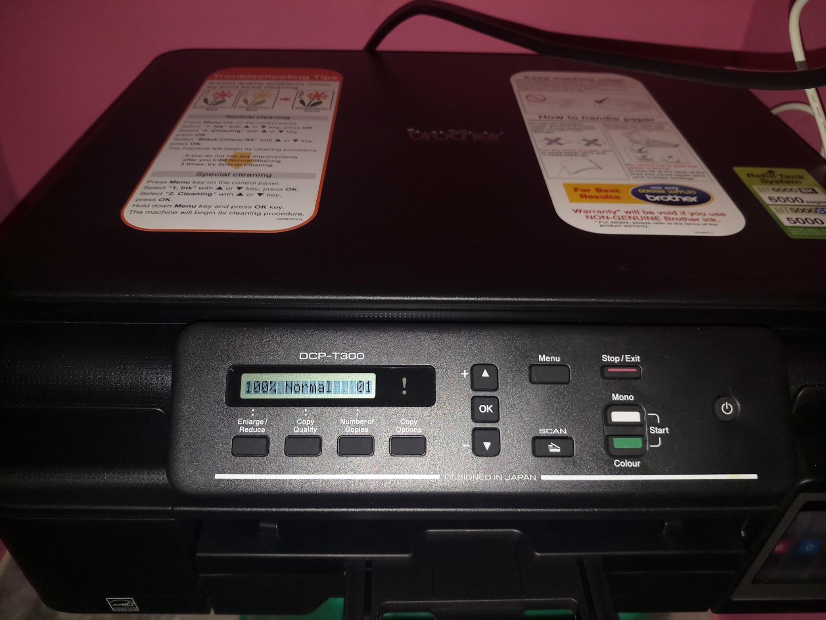 Amazon.in: Buy Brother DCP-T300 Multi-Function Ink Tank Colour Printer ...