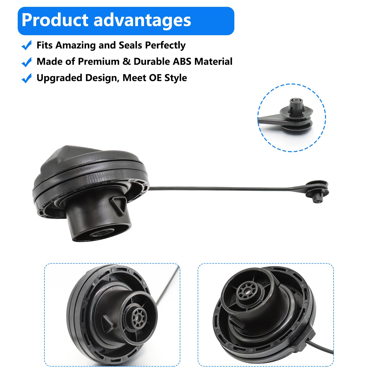 Snapklik.com : Gas Cap,Fuel Cap GT261 FOR PONTIAC GMC OLDSMOBILE BUICK ...