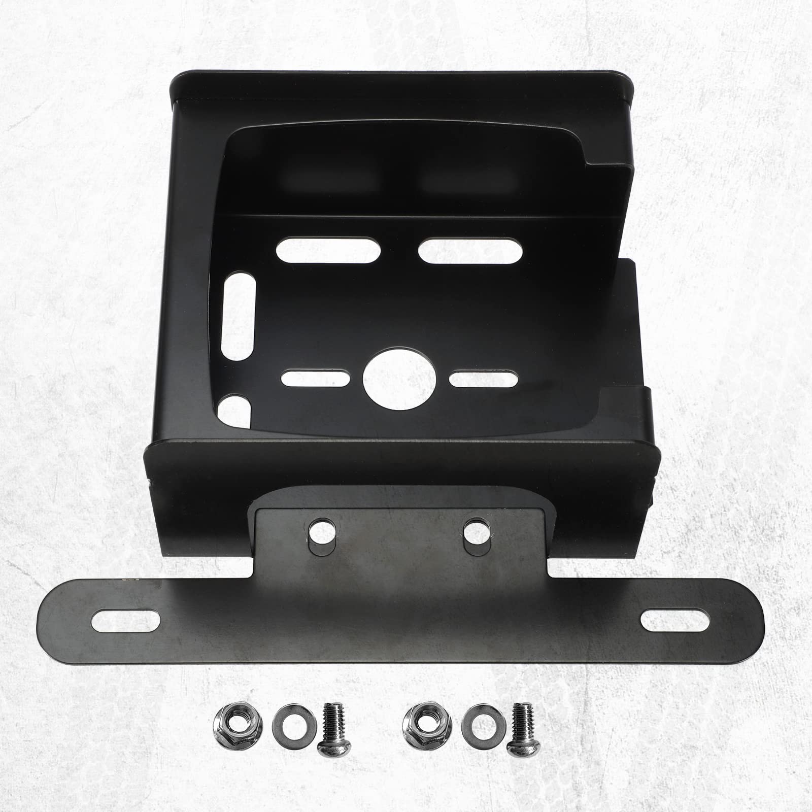 Snapklik.com : Partsam 1 Set Square Black Trailer Tail Light Mounting ...