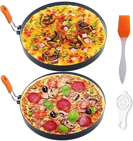 Amazon.com: 2 Packs 8" Large Omelette Ring for Griddle,8 Inch Stainless ...