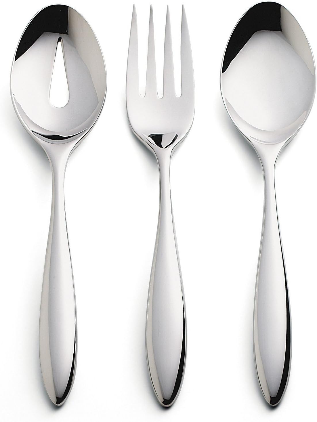 Amazon.com | Nambe Glacier 3-Piece Serving Set: Completer Serveware ...