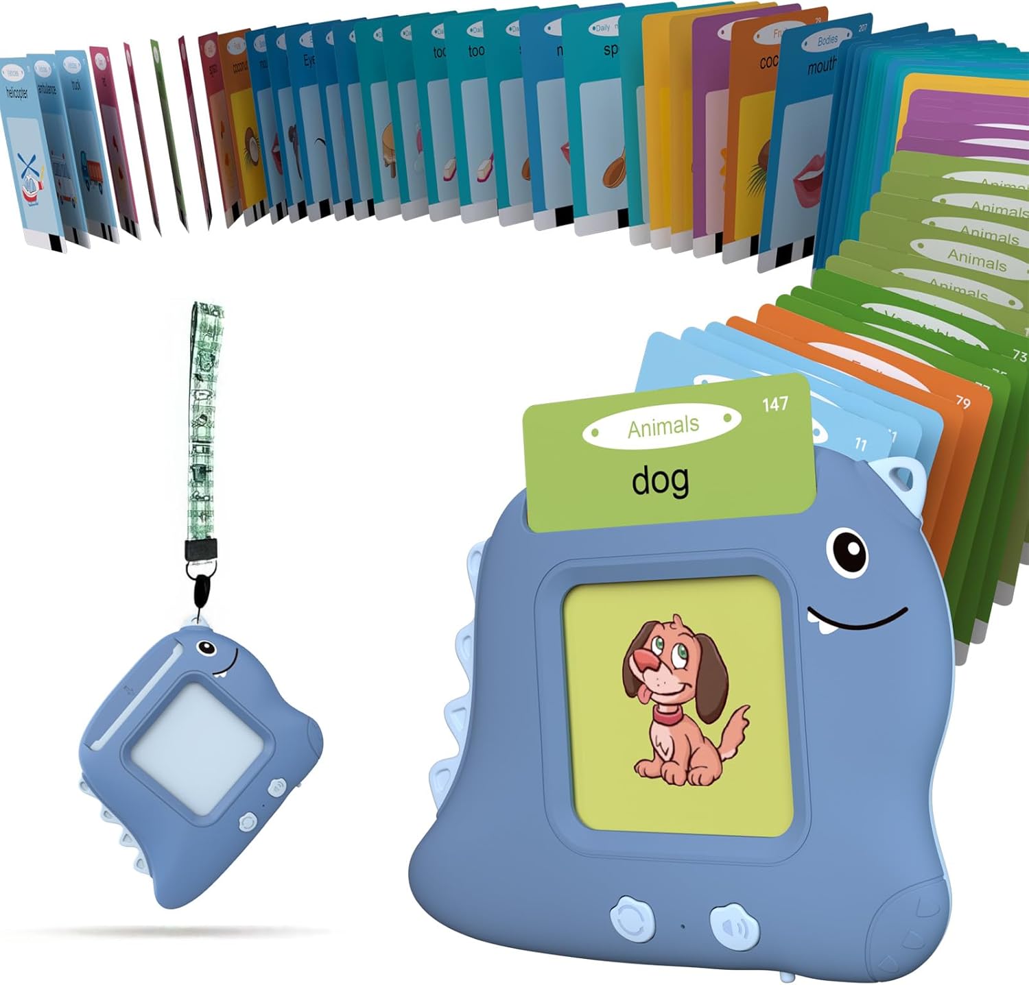 Amazon.com: Talking Flash Cards, Montessori Learning Toy for Toddler ...