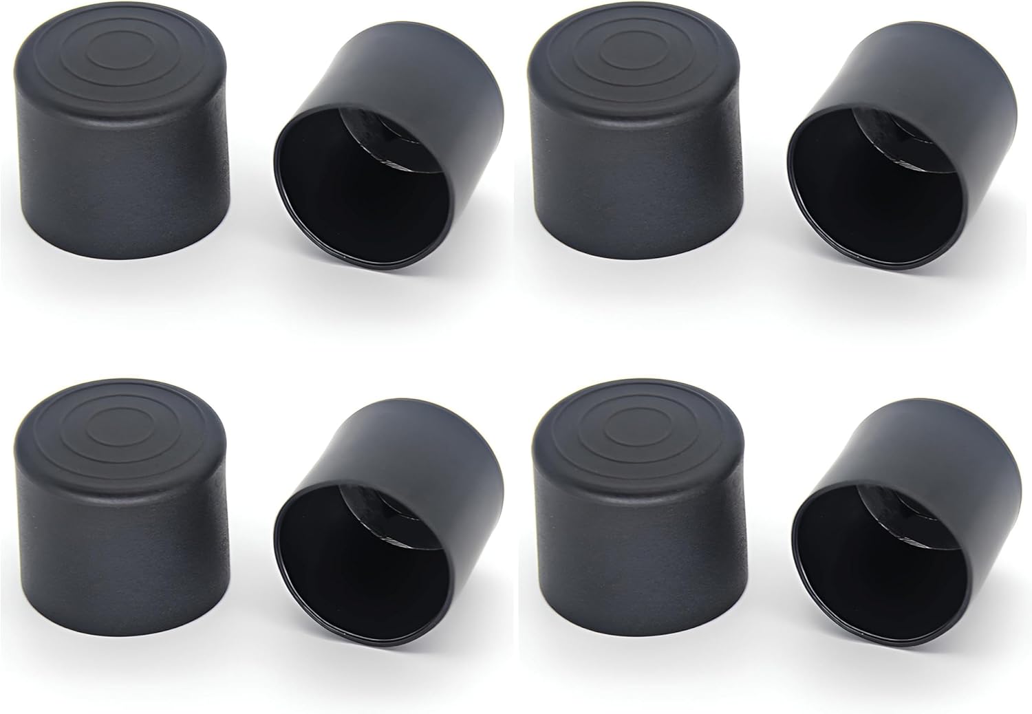 Amazon.com: 8 Pack 0.75 inch（19mm） Round Plastic Tubing Plug,Black End ...