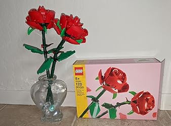 Amazon.com: LEGO Roses - Building Toy for Kids, Girls & Boys, Ages 8 ...