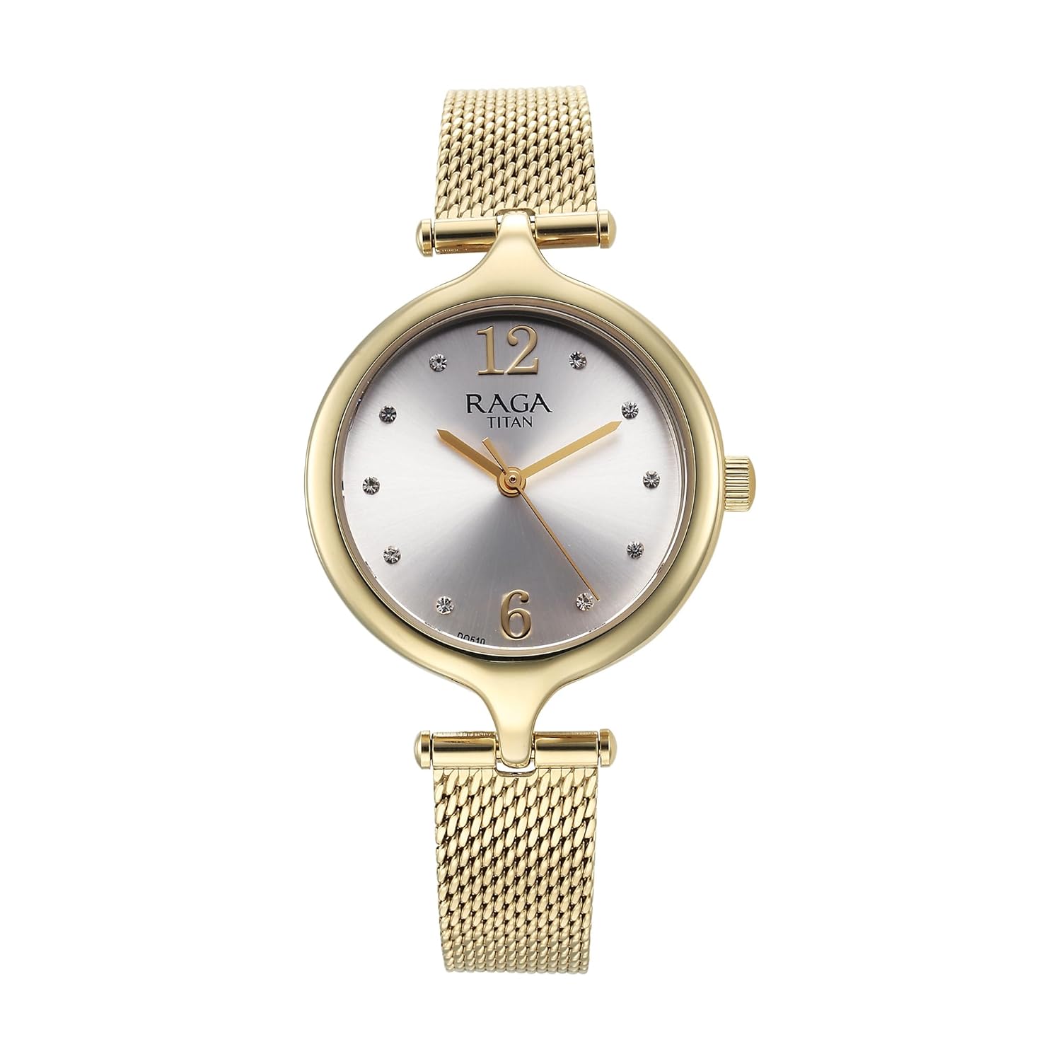 Titan Raga Showstopper Quartz Analog Silver Dial Metal Strap Watch for ...