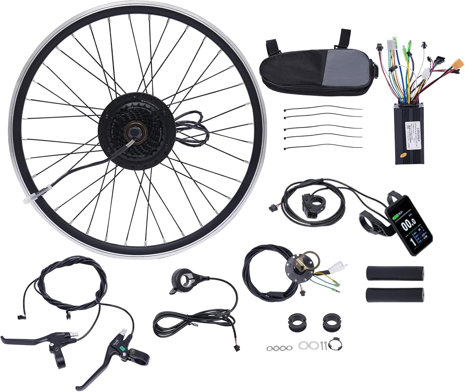 SABUIDDS 24 Zoll 36V 500W Ebike Hinterrad Umbausatz Kit E-Bike ...