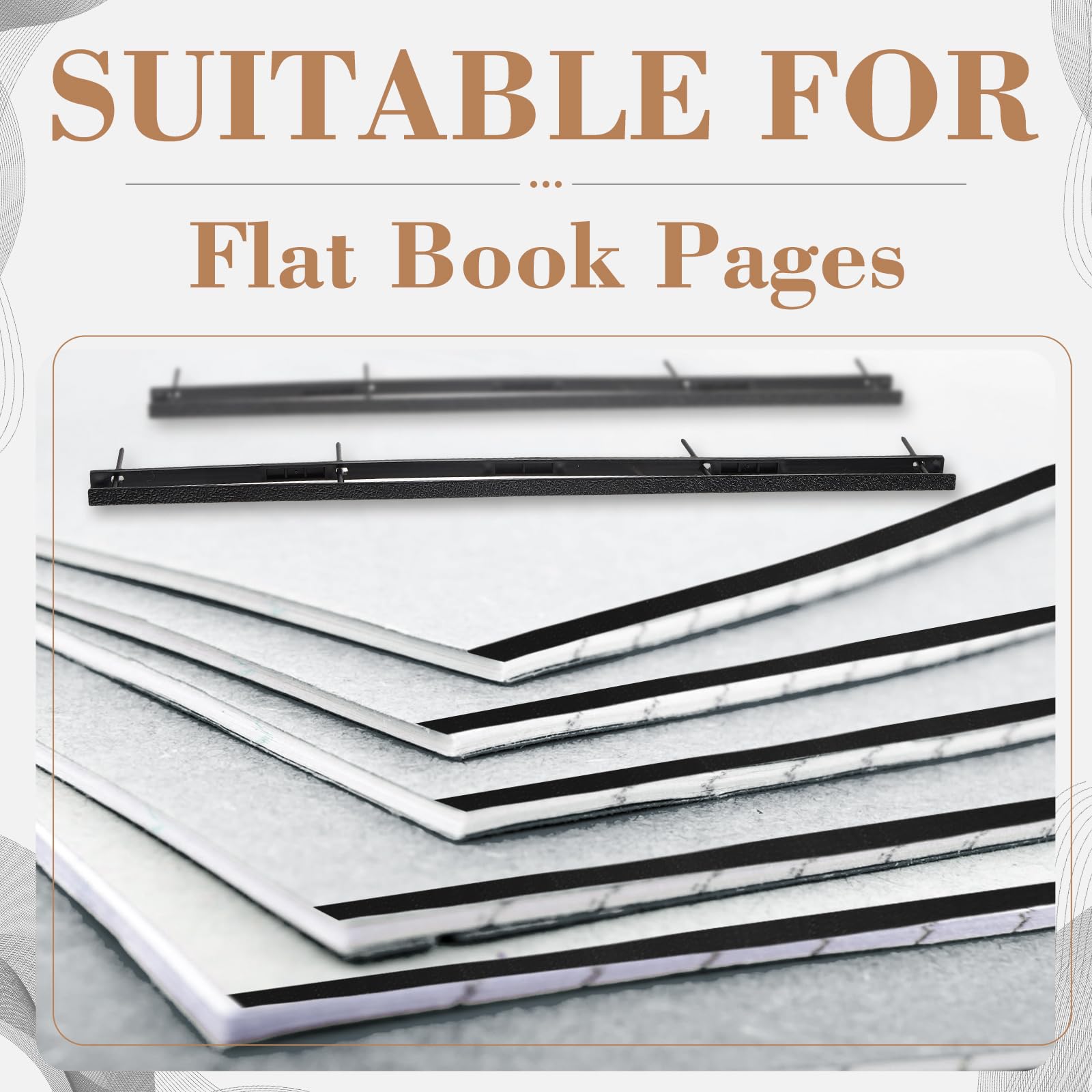 Snapklik.com : Kolldenn 50 Pcs Binding Spines Reclosable 4 Pin Spines ...