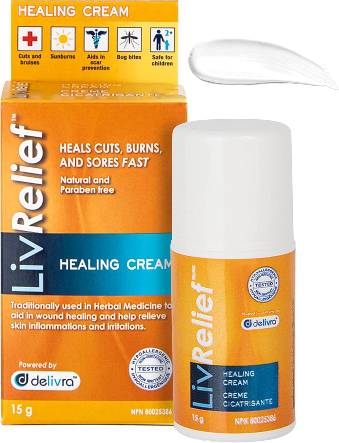 LivRelief | Wound Cream for Cuts, Burns, Sores and Bug-Bites | Natural ...