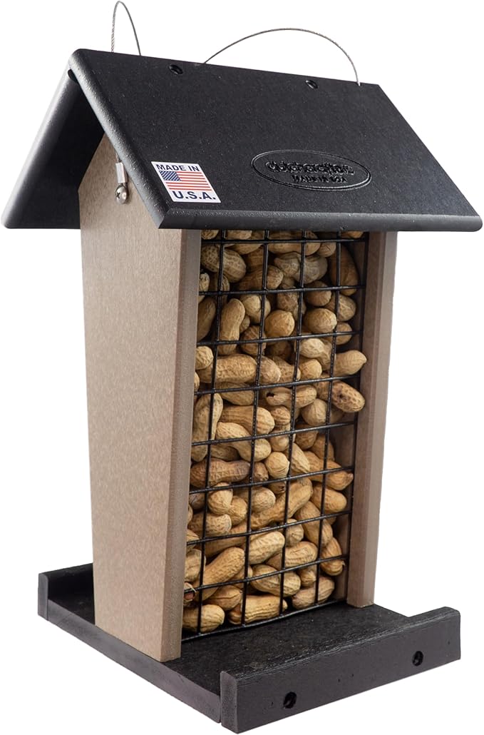 Amazon.com : DutchCrafters Plastic Poly Hanging Whole Peanut Bird ...
