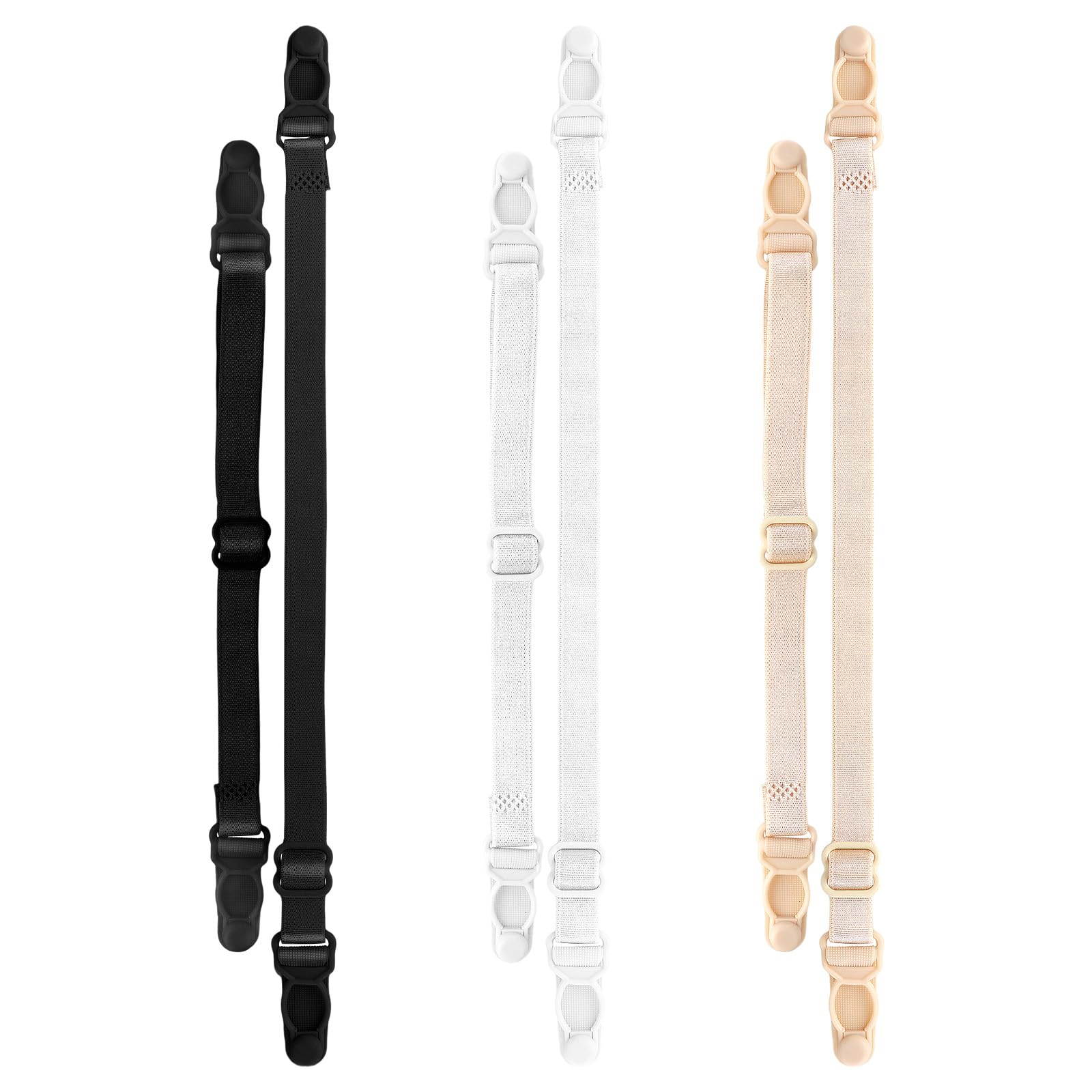 Tyqour 6 Pcs Women’s Bra Strap for Slipping, Bra Strap Holder Width ...