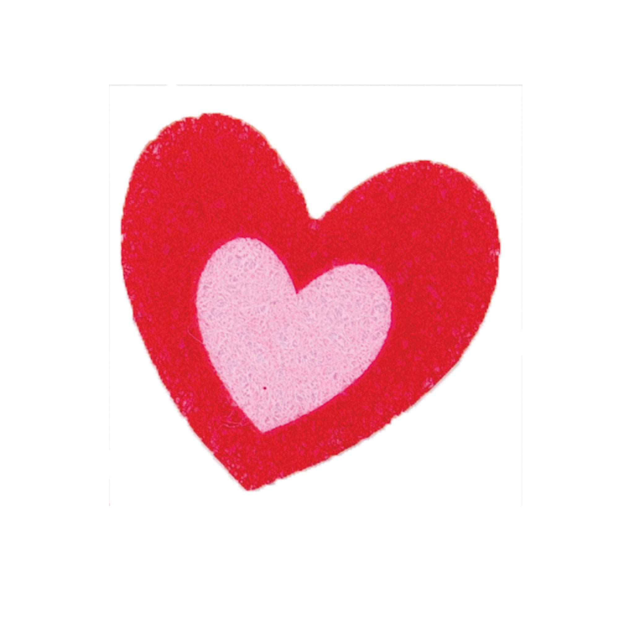 Buy Baker Ross AT556 Heart Felt Stickers - Pack of 100, Self-adhesives ...