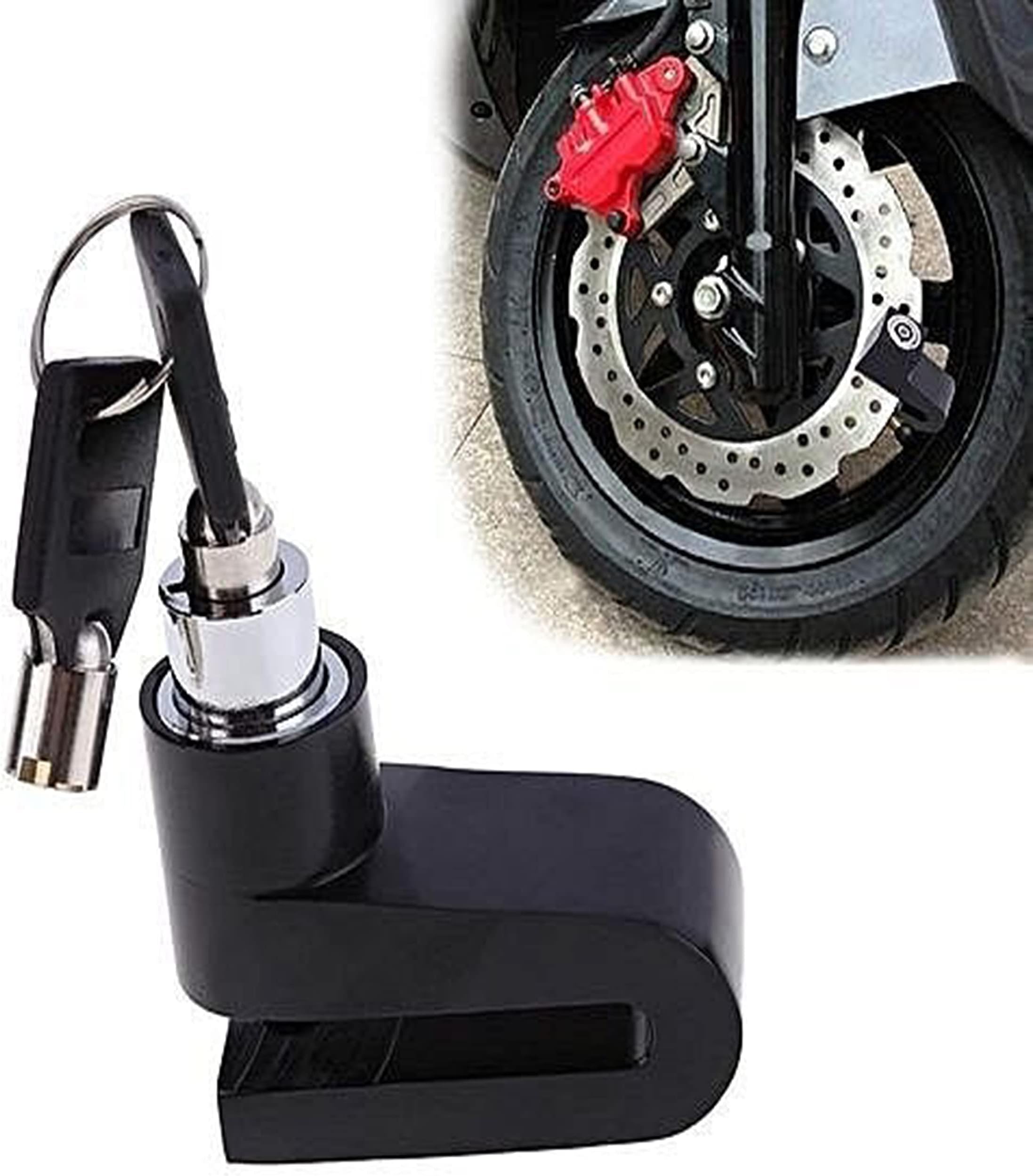 BIGZOOM Stylish Front Shocker Lock Wheel Lock for Hero Splendor Plus ...