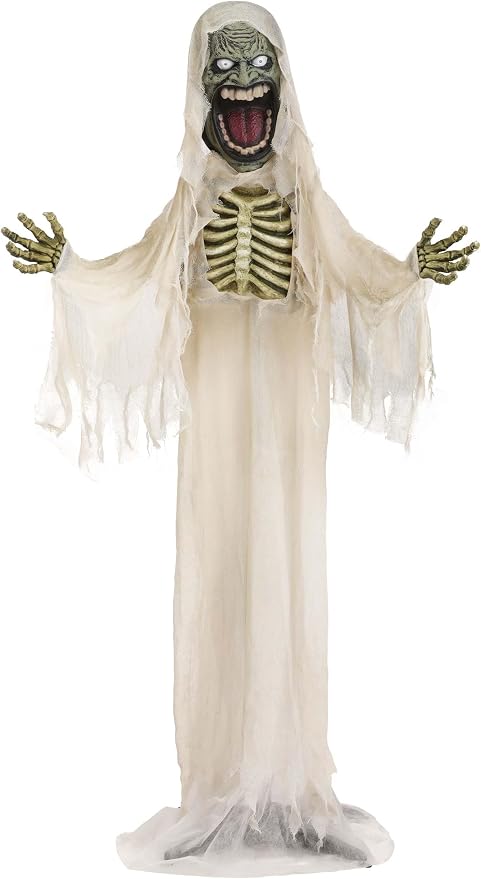 Amazon.com: Fun Costumes 5.9FT Graveyard Ghost Animatronic | Halloween ...