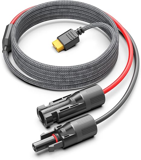 MC4 to XT60 Solar Cable MC-4 Female and Male Connector to XT60 Power ...