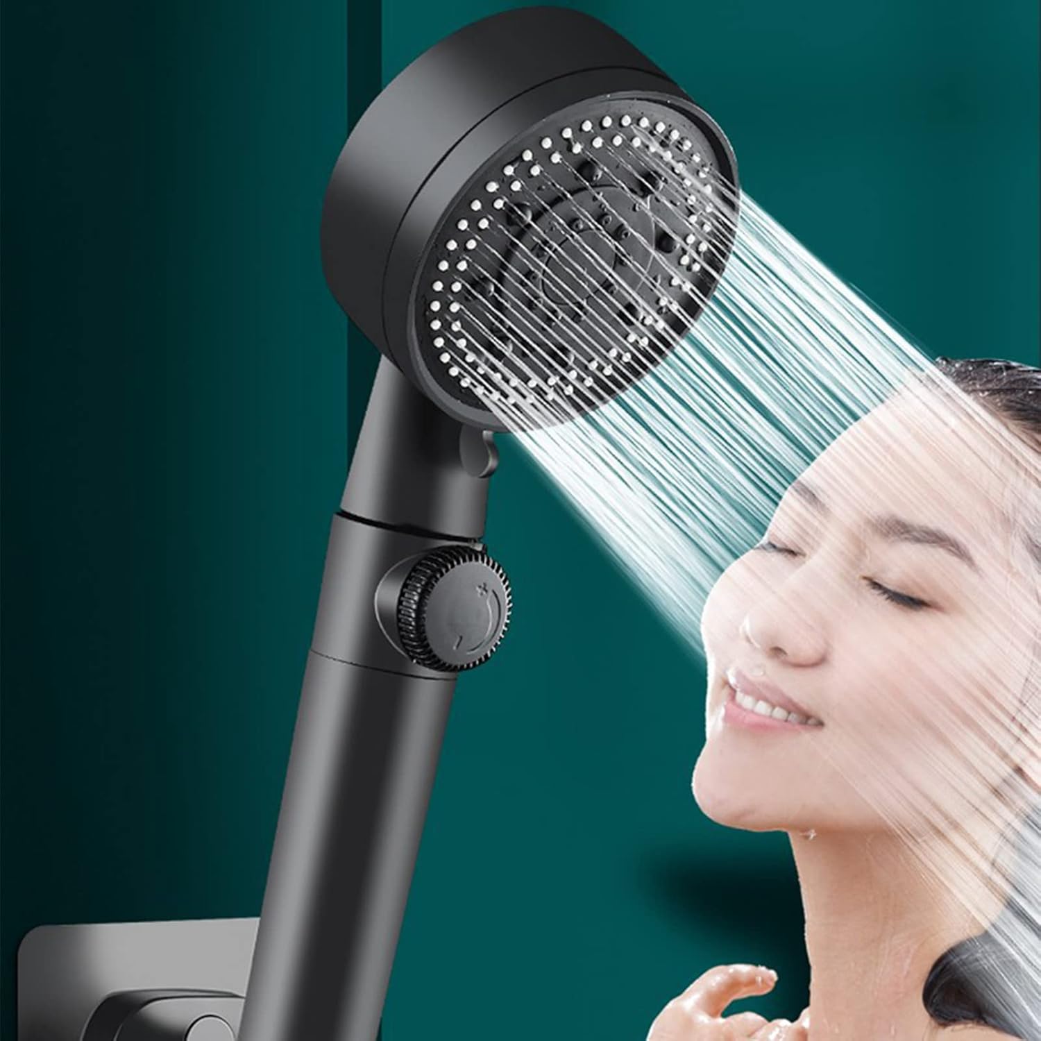 Shower Head, Home Turbo Shower Head with 5 Bathing Modes, Handheld ...