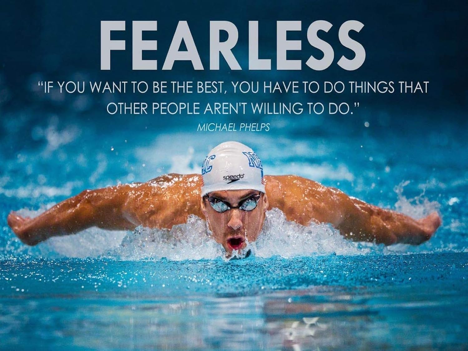 Amazon.com: Credence Collections Michael Phelps Motivational Quotes HD ...