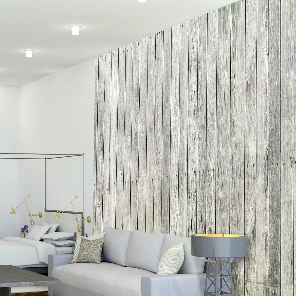 ZYMECH Vintage Retro Peel N Stick Wallpaper Wood Texture Butcher Block ...