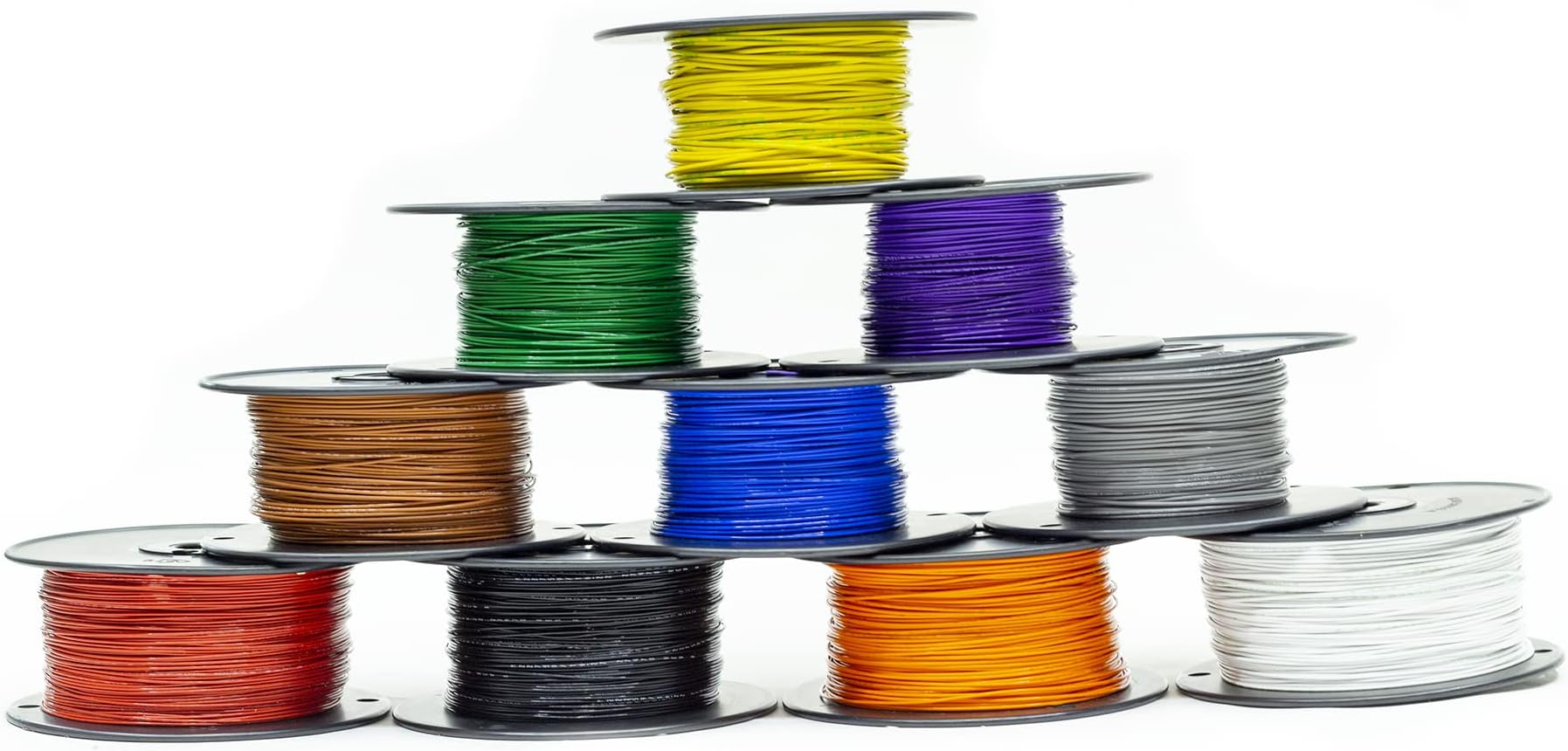 Amazon.com: 10 Colors 50ft Each Mil-Spec high Temp Wire Cable 16Gauge ...