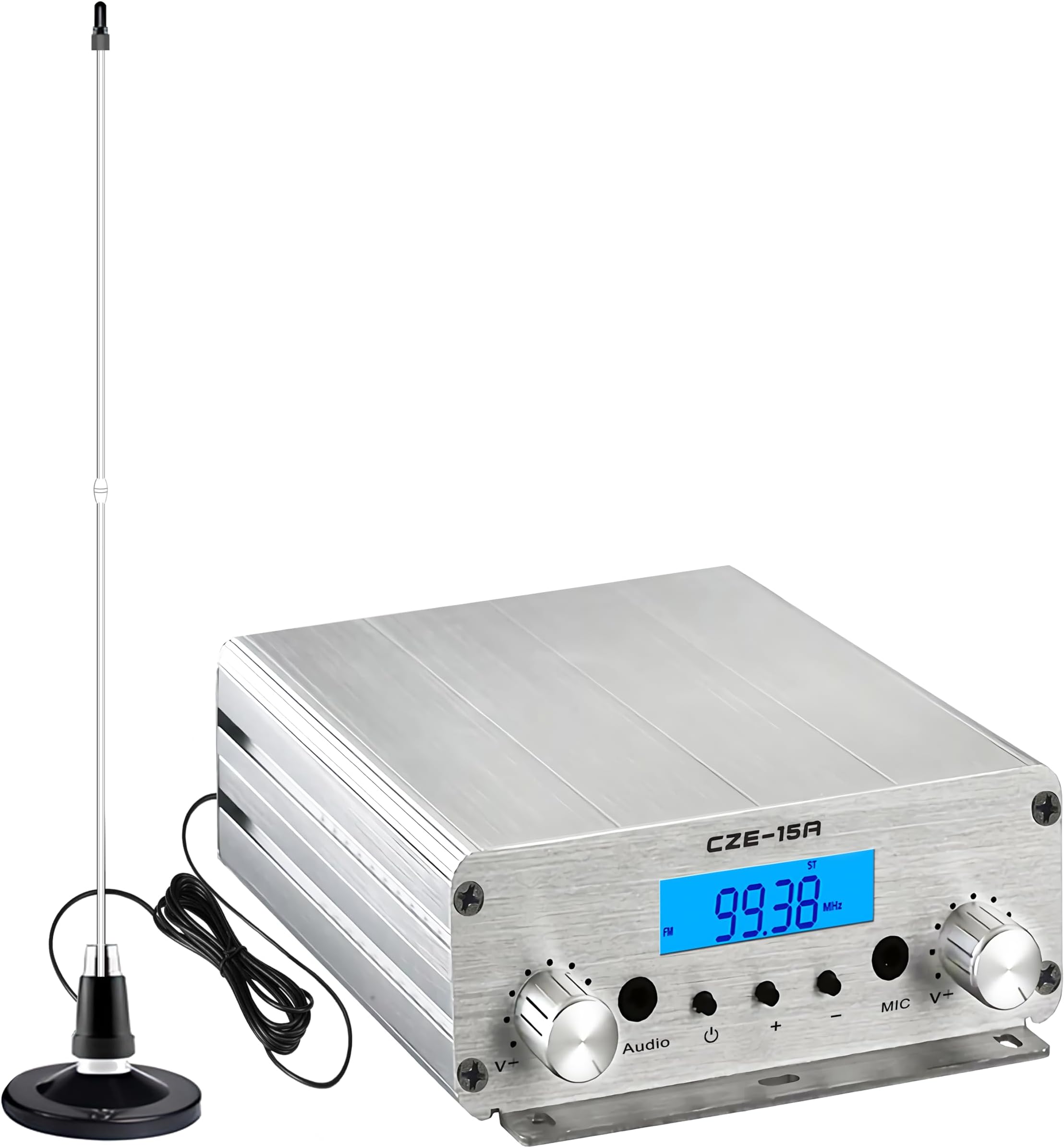 Amazon.com: HAOORAN FM Transmitter,15W Long Range FM Broadcast ...