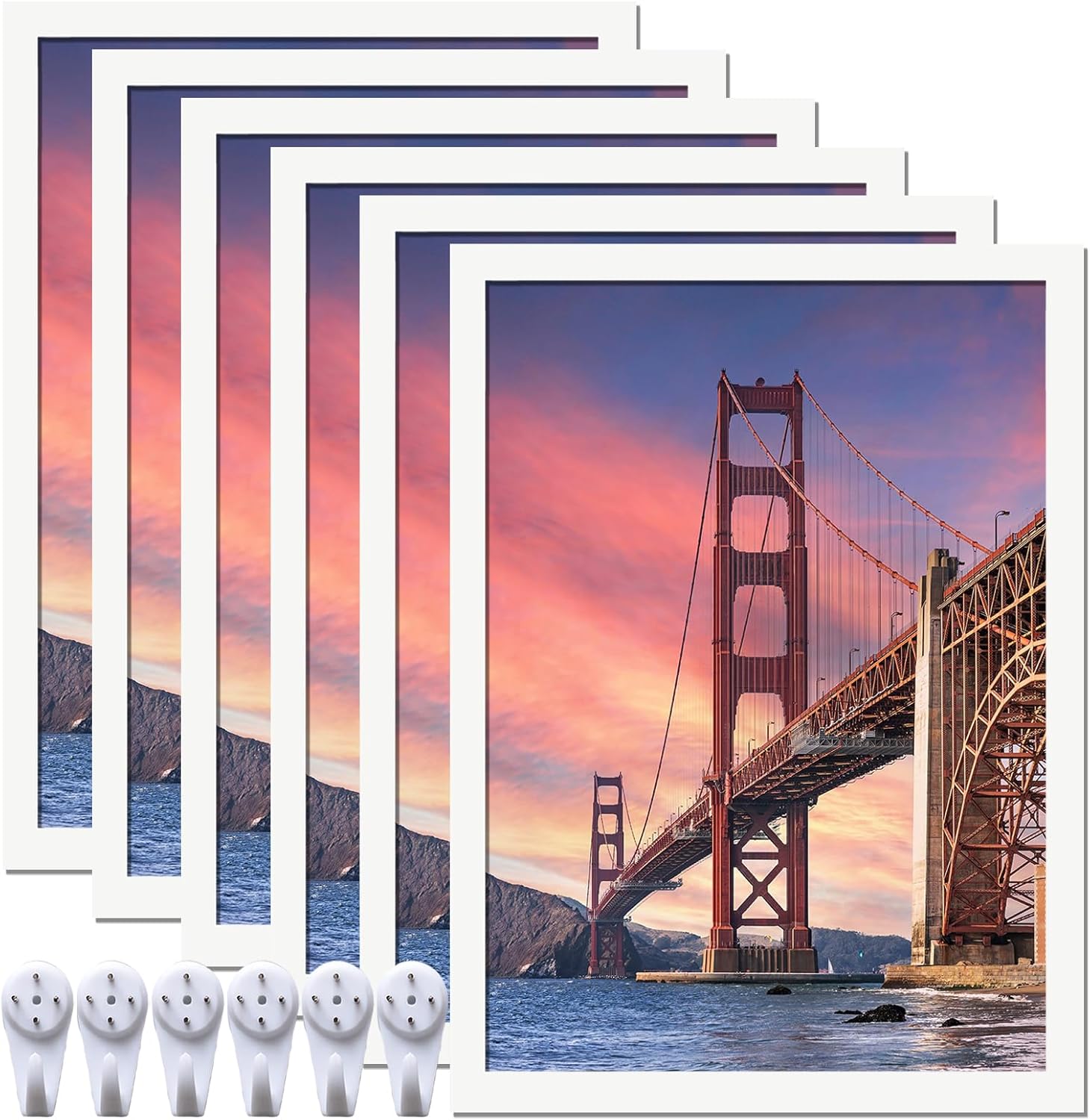 Amazon.com - ijuerybai 6 Sets 10x14 Picture Frame, Frames for 10 x 14 ...