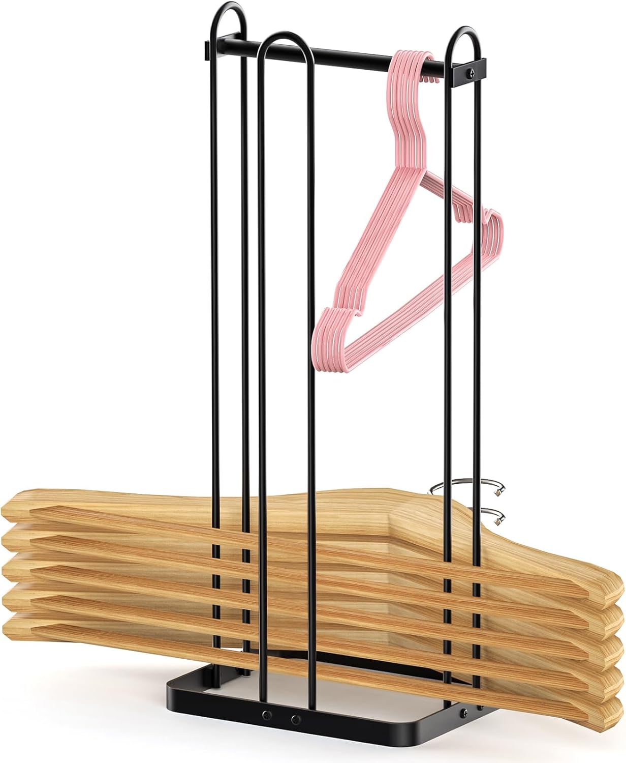 Amazon.com: PAPAGIFTREE Hanger Organizer Stacker, Hanger Storage ...