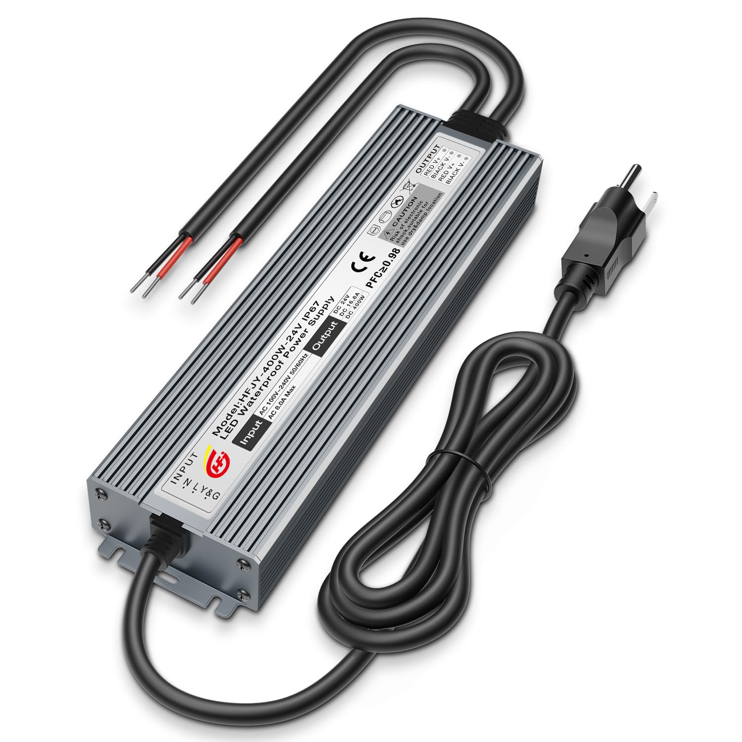 Snapklik.com : LED Driver 400W Waterproof Power Supply IP67 Transformer ...
