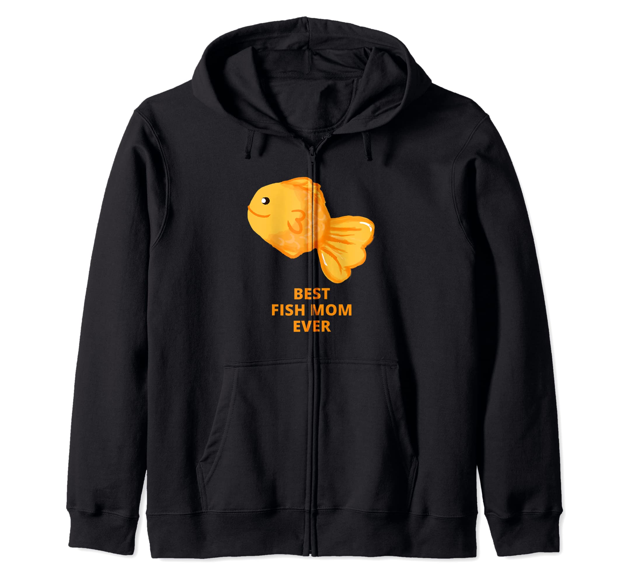 Snapklik.com : Funny Best Fish Mom Ever Zip Hoodie