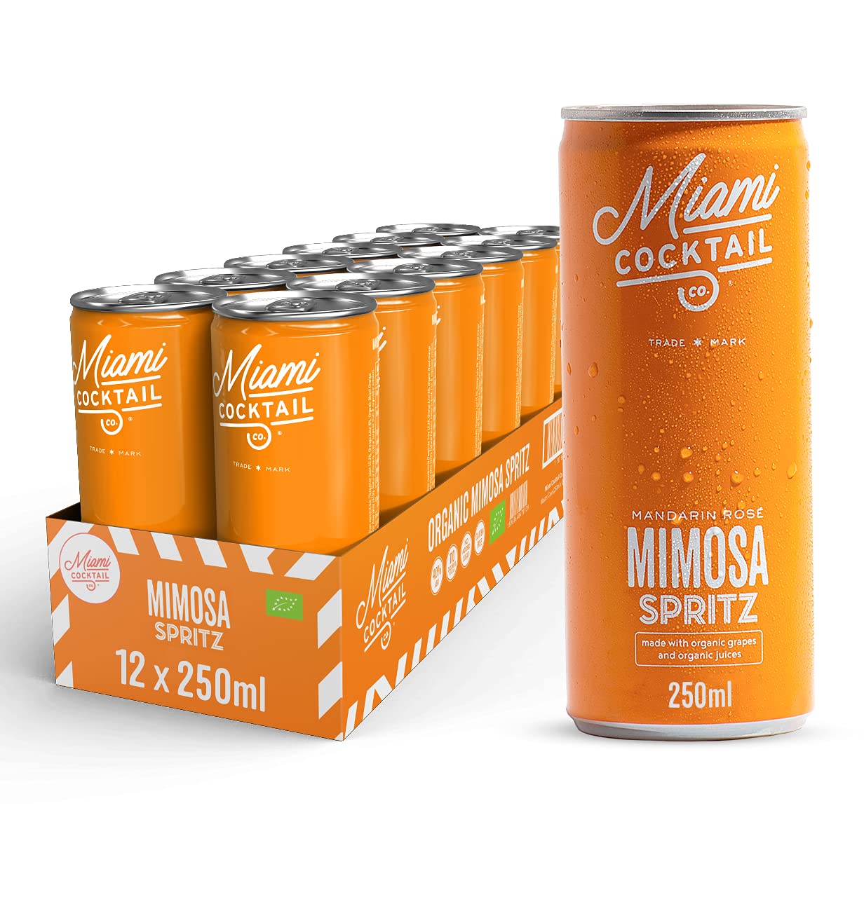 Organic Mandarin Mimosa Spritz Pre Mixed Cocktail By Miami Cocktail ...