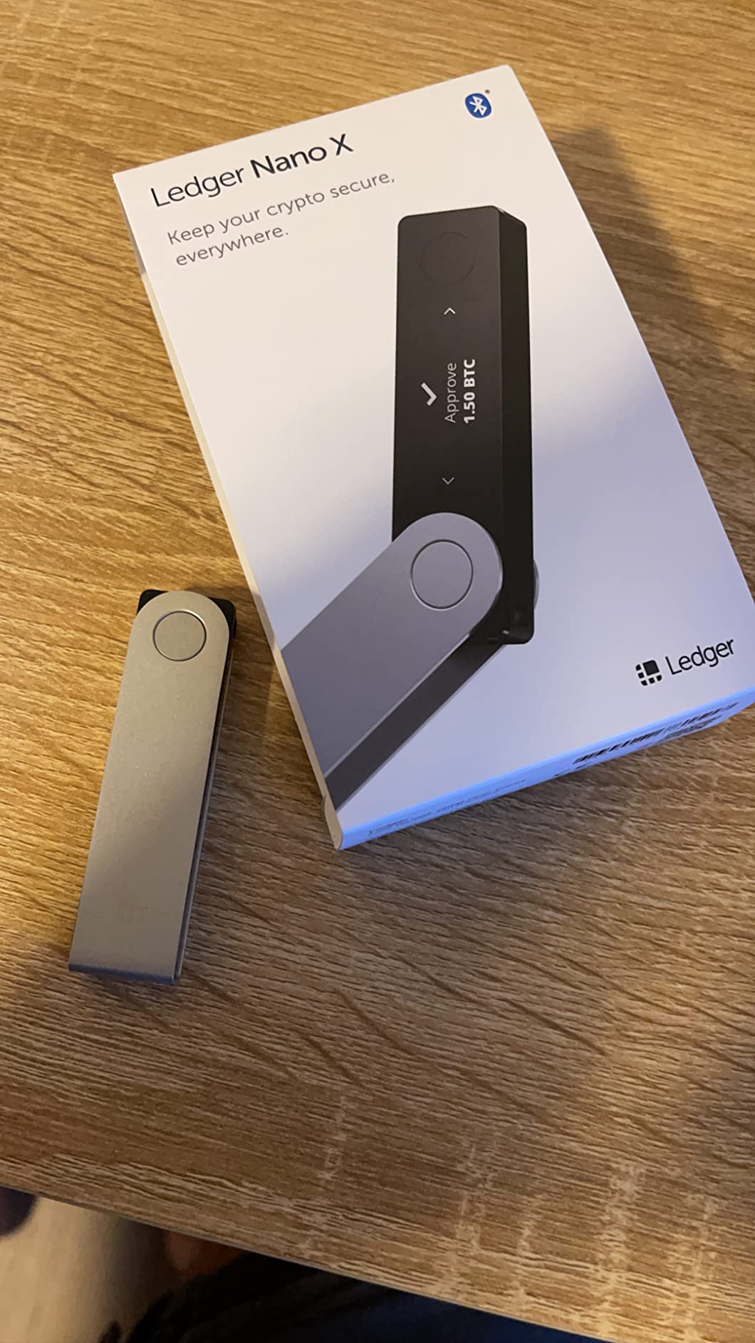Ledger Nano X (Onyx Black) Crypto Hardware Wallet - Bluetooth - The ...