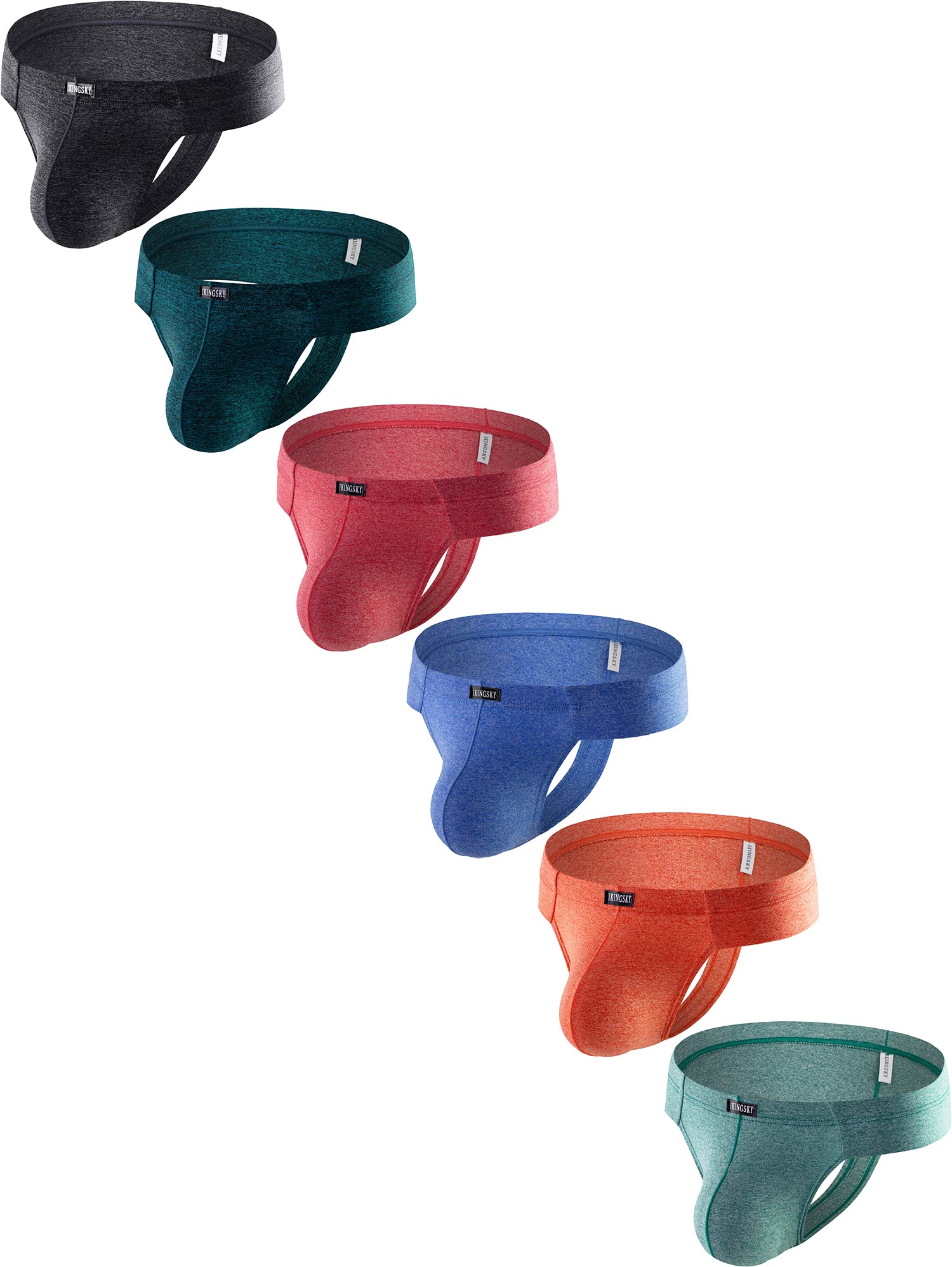 Ikingskymens Soft Cheeky Thongs Sexy Mini Cheek Underwear Low Rise ...