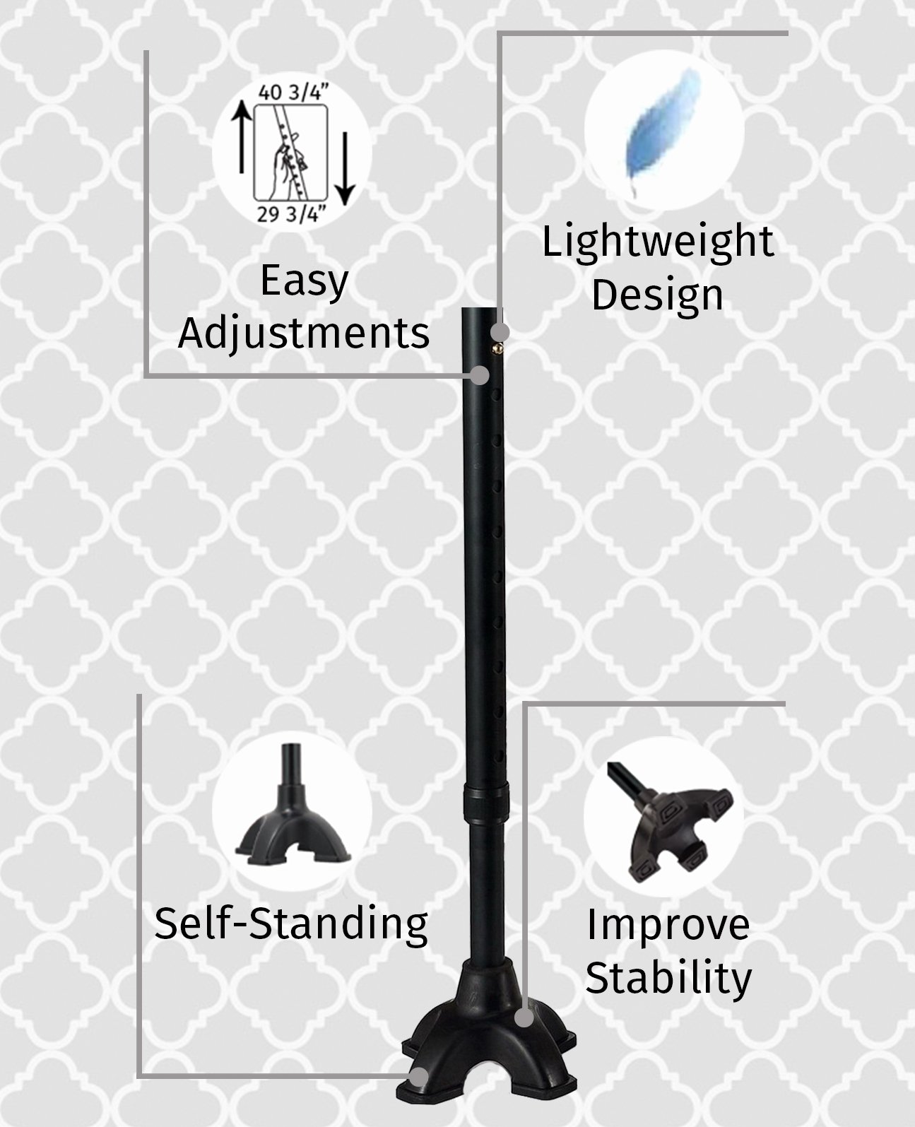 Snapklik.com : Imperial Single Point Cane