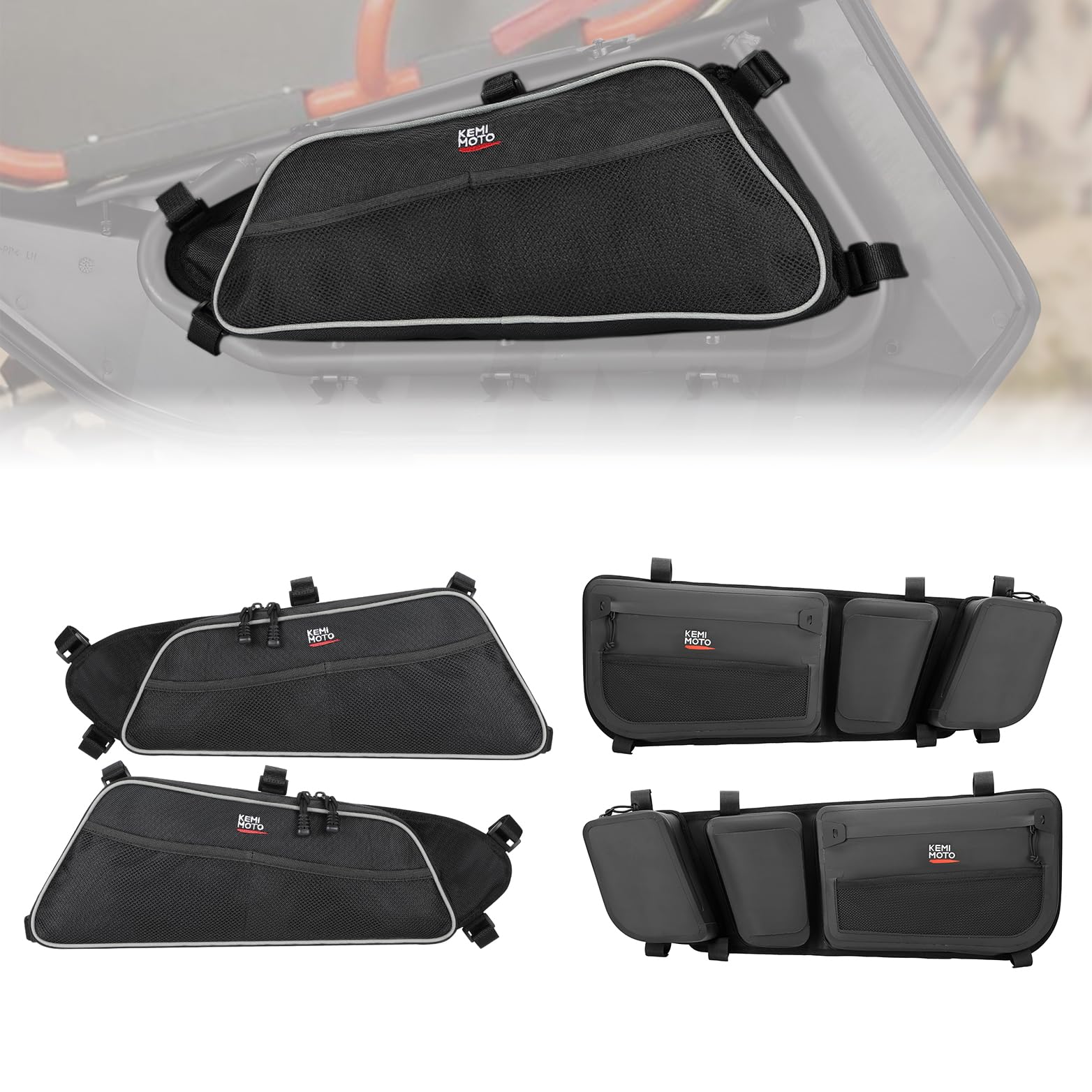 Amazon.com: KEMIMOTO X3 Lower Door Bag with Upper Door Bag, Water ...