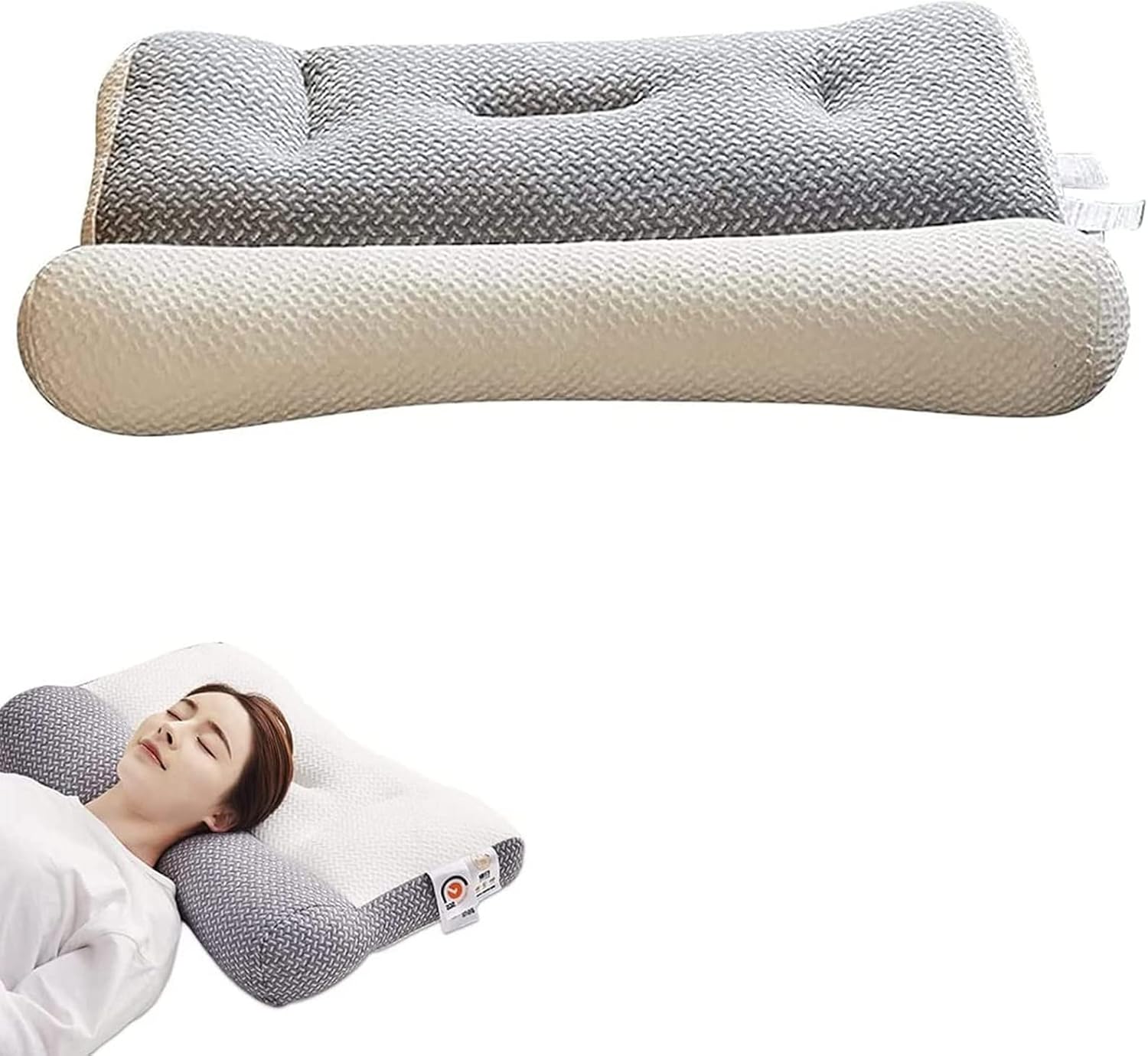 Amazon.com: POLDOM Super Ergonomic Pillow, Ergonomic Pillow, Orthopedic ...