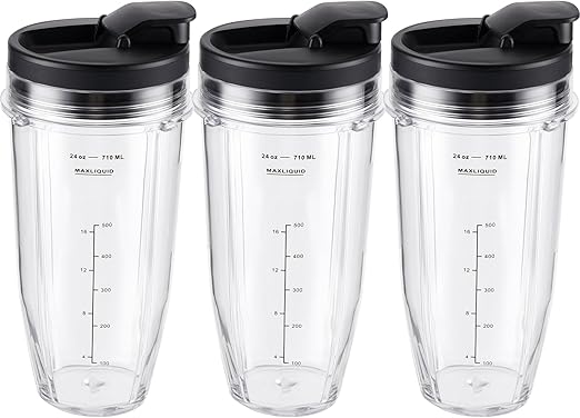 Amazon.com: Ninja Blender Cups Replacement 24oz – Compatible with Ninja ...