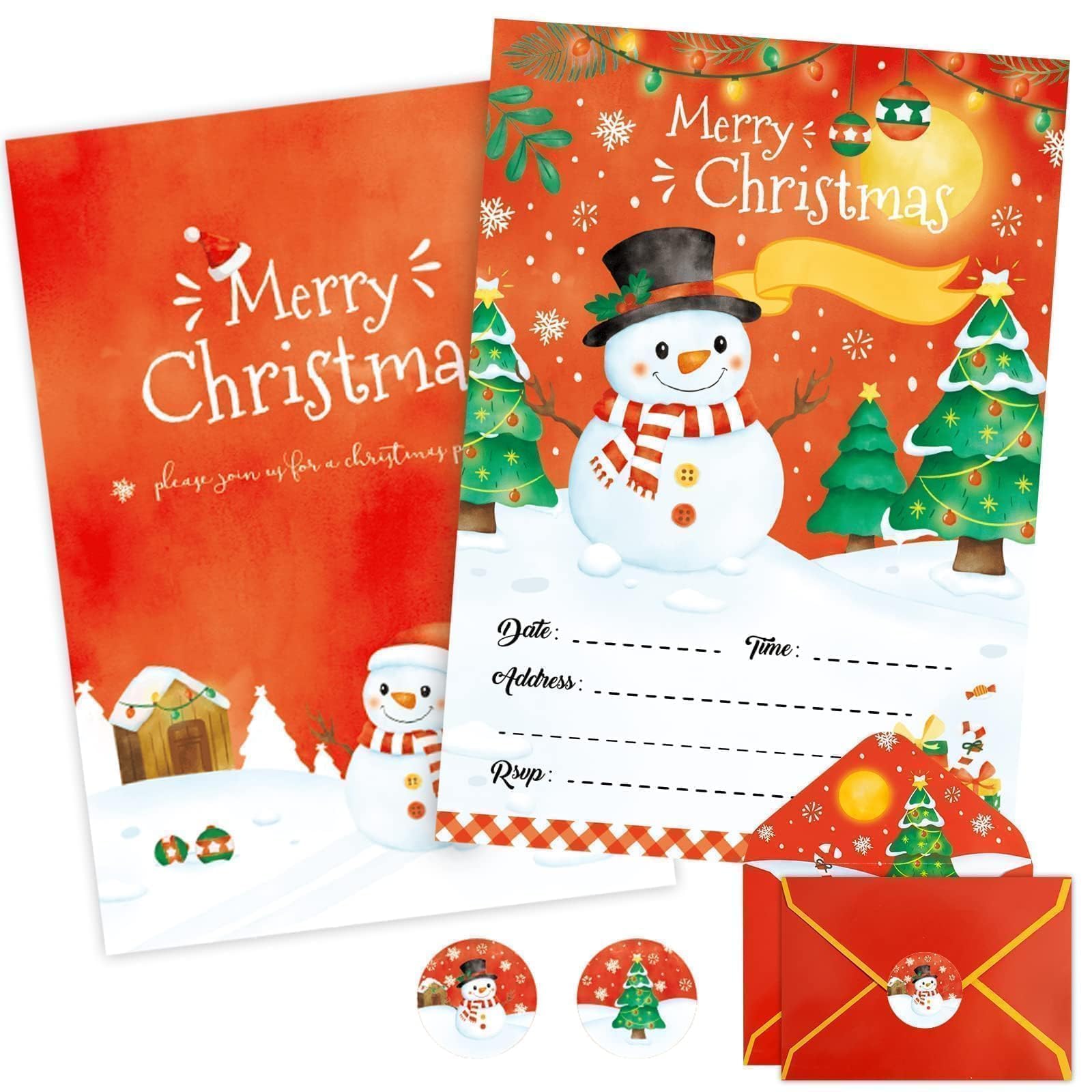 Primitive Christmas Cards Party Invitations Dog Christmas Party