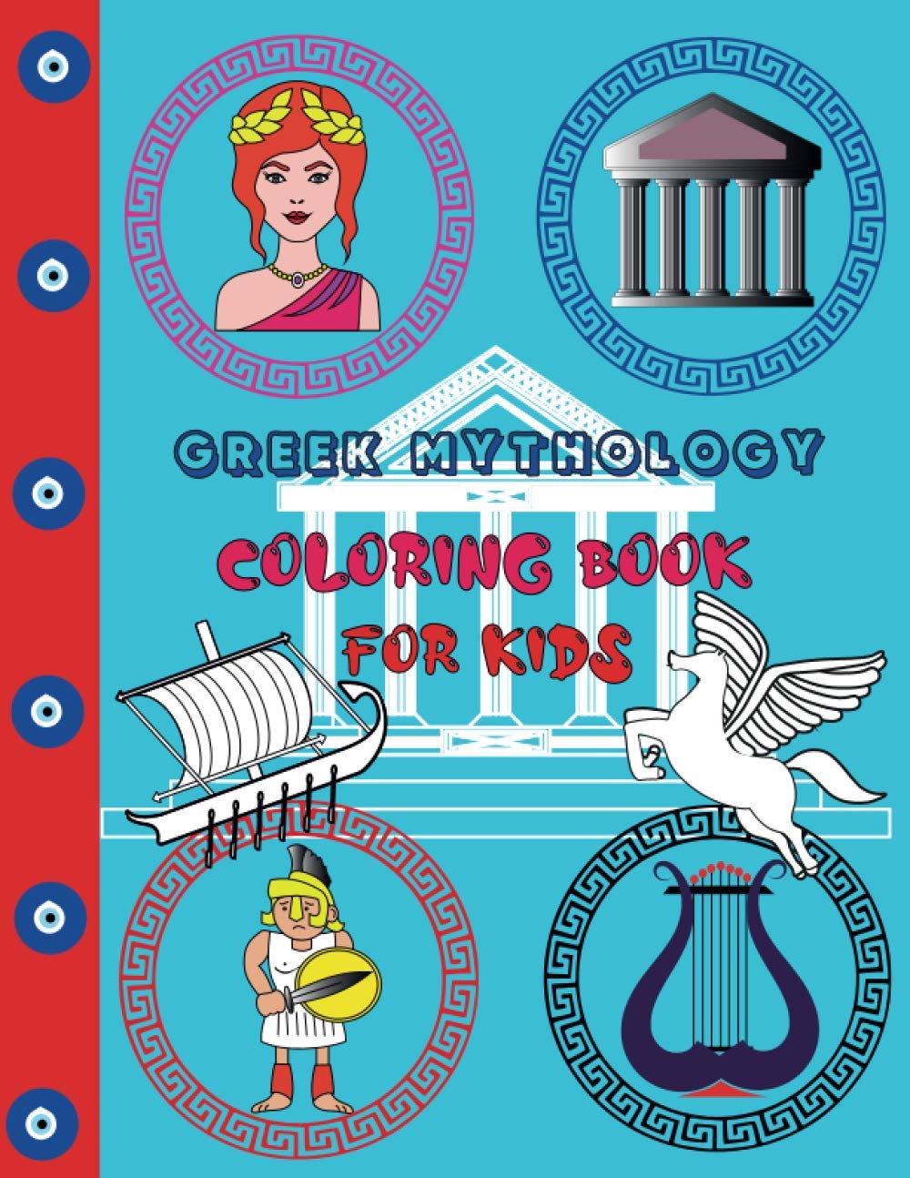 Greek Mythology Coloring Book For Kids Coloring Pages Of Ancient ...