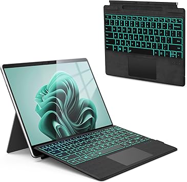 Amazon.com: Surface Pro Keyboard for Microsoft Surface Pro 11/10/9/8/X ...