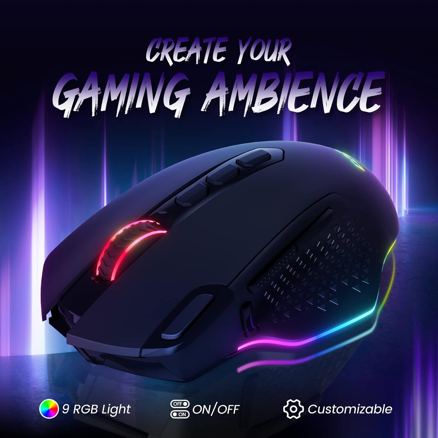CACKBIRD CA282A Wireless RGB Gaming Mouse User Manual
