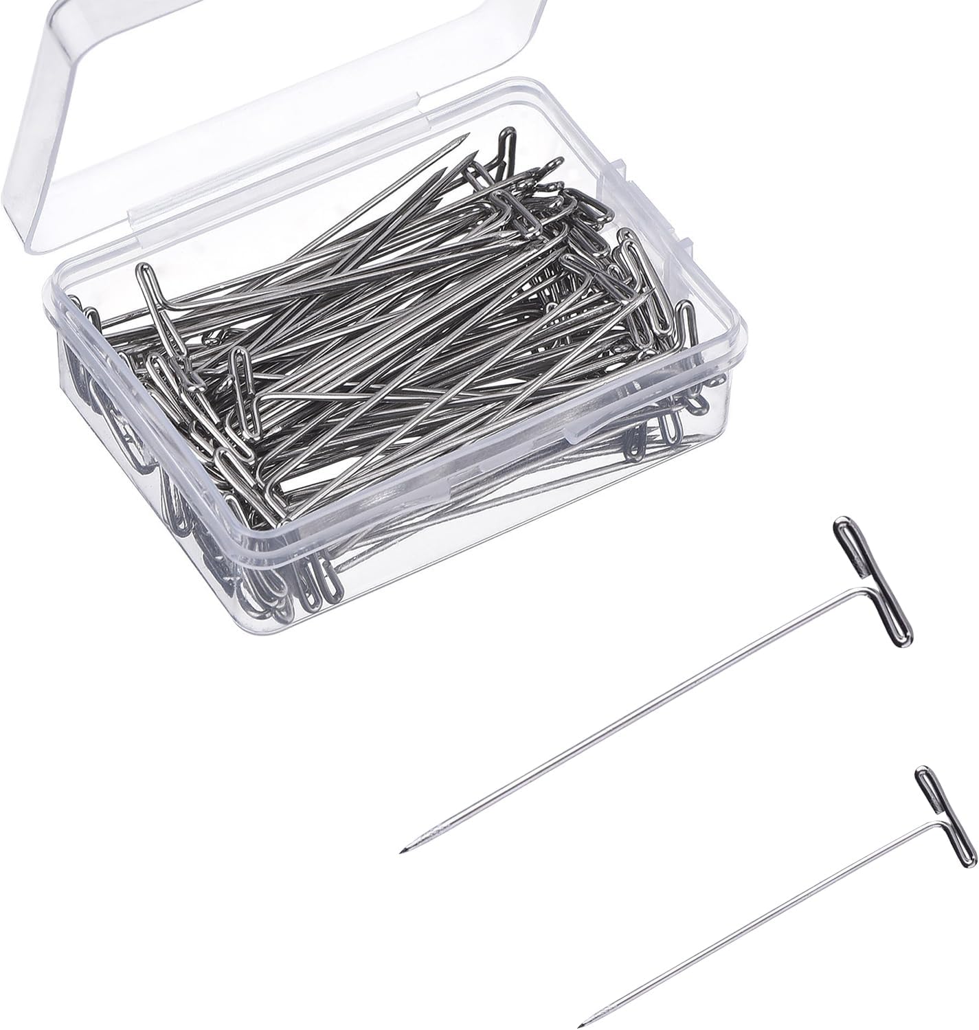 100pcs T-Pins,Stainless steel T-Pins,Wig T Pin,Stainless Steel Wig ...