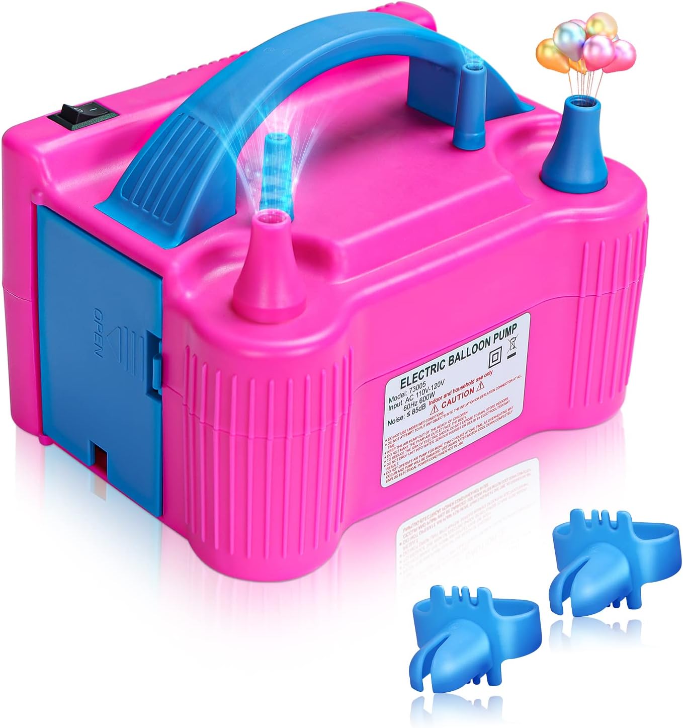 Amazon.com : ZMYGOLON Electric Balloon Pump, Balloon Inflator Blower ...