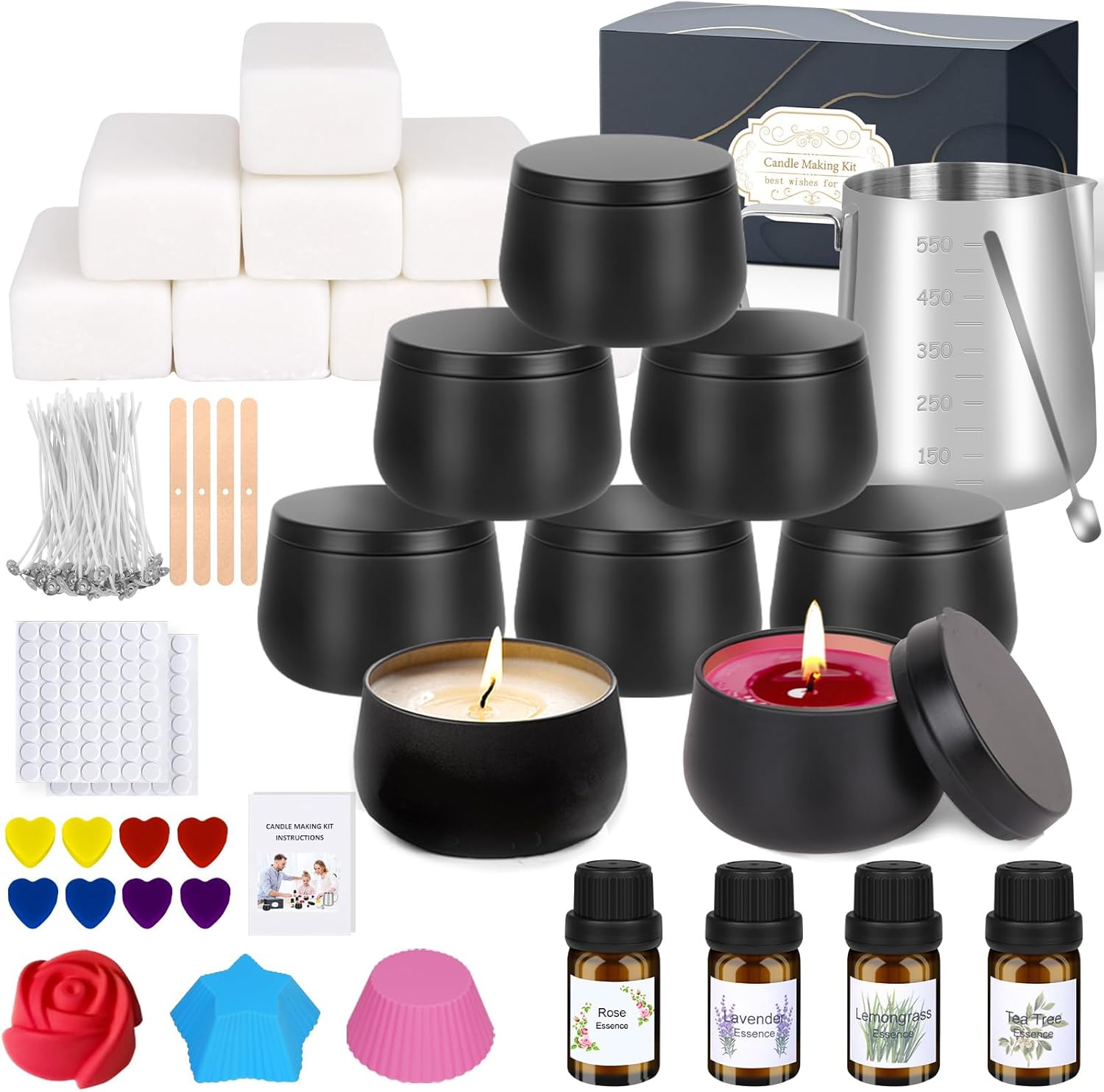 Amazon.com: Candle Making Kit for Adults - DIY Scented Candles Making ...