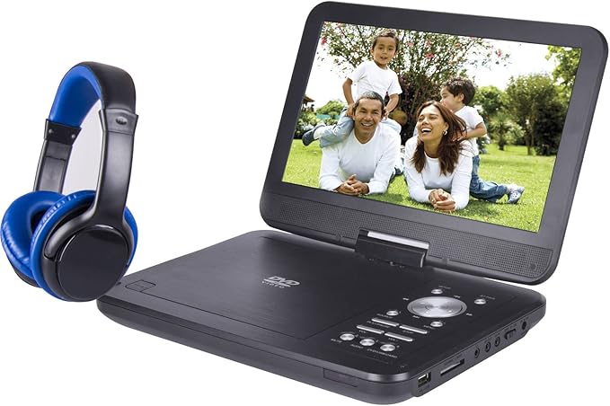 ONN SDVD1055-ONN 10" Bluetooth Portable DVD Player Kit with Bluetooth ...