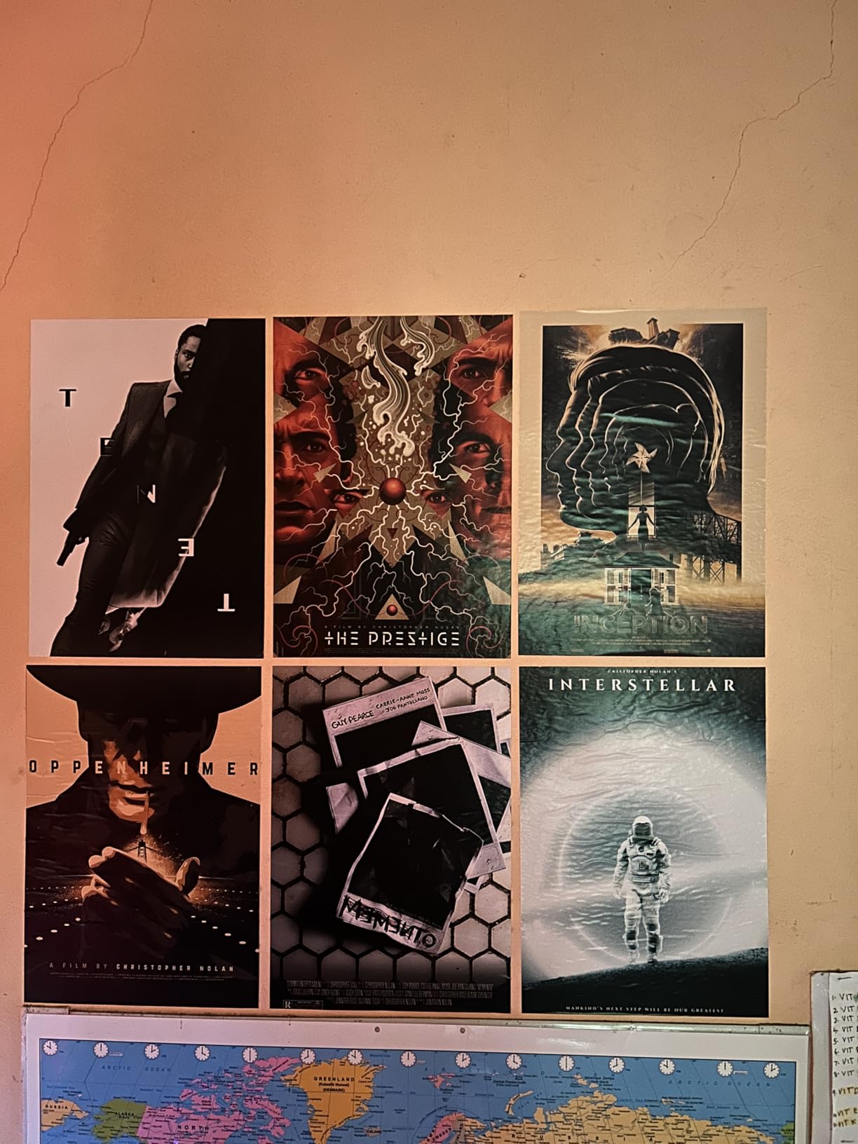 AROA Set of 8 Cult Christopher Nolan Movies of All Time Model : 107 ...