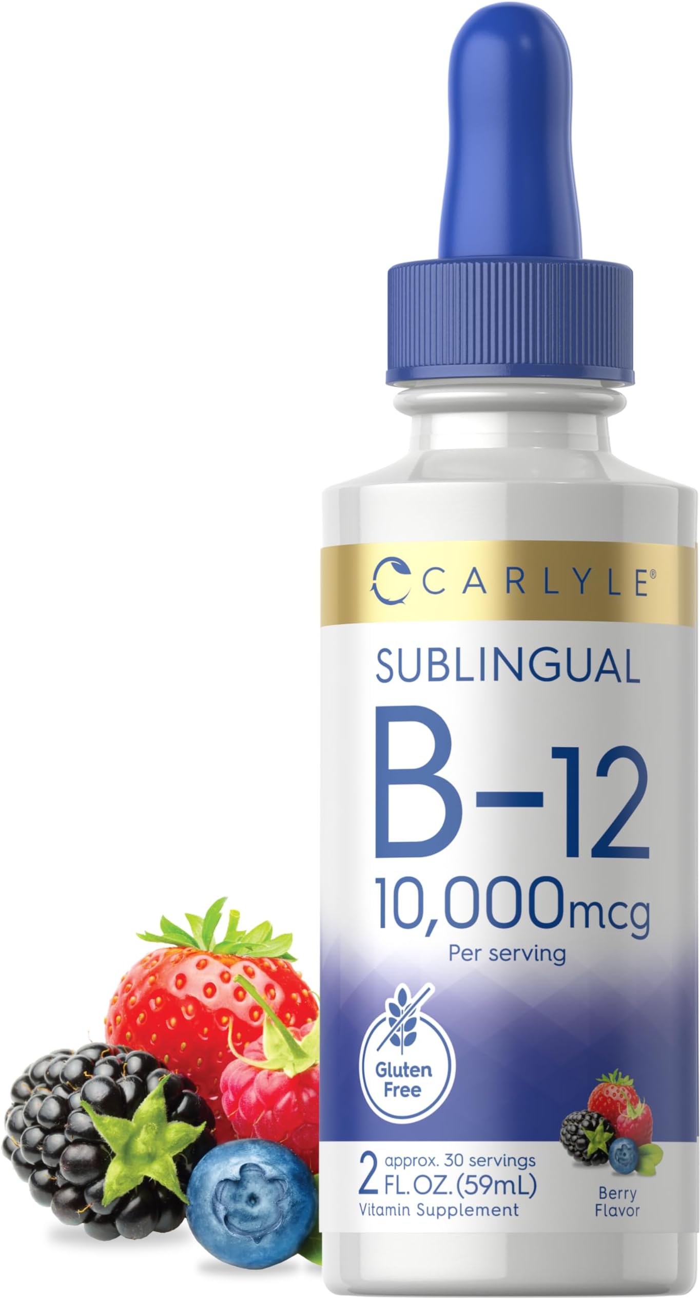 Amazon.com: Piping Rock Vitamin B Complex with B12 | Liquid Drops ...