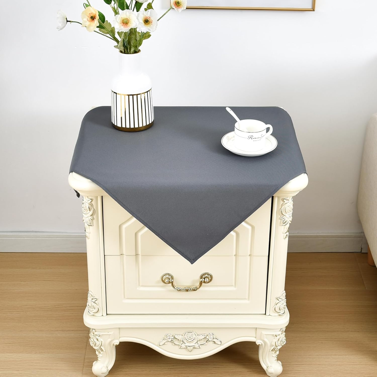 Amazon.com: Nacuci Small Square Tablecloth 24x24 Inch Washable ...