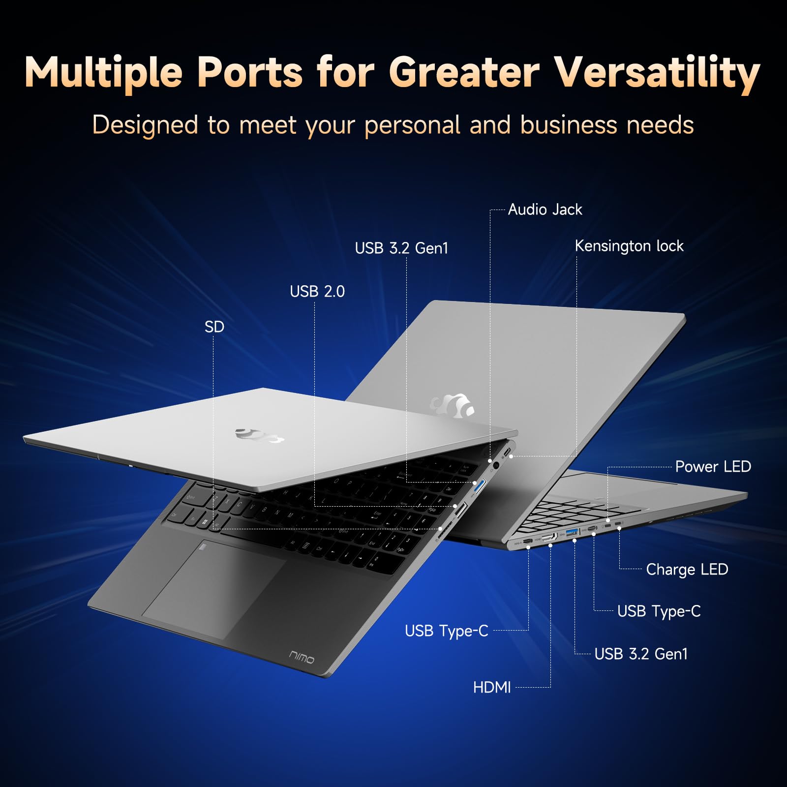 Snapklik.com : NIMO 17.3 FHD Business Gaming Laptop, 8 Cores AMD Ryzen 9 Pro 6950H 680M DDR5