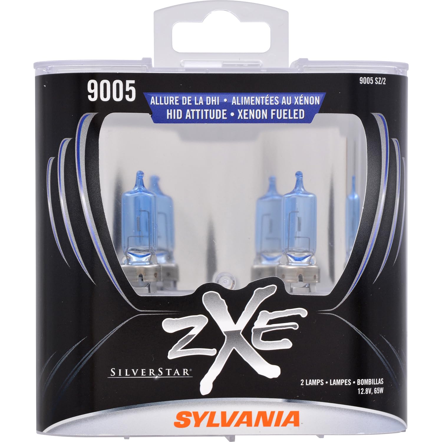 SYLVANIA - 9005 (HB3) SilverStar zXe High Performance Halogen Headlight ...