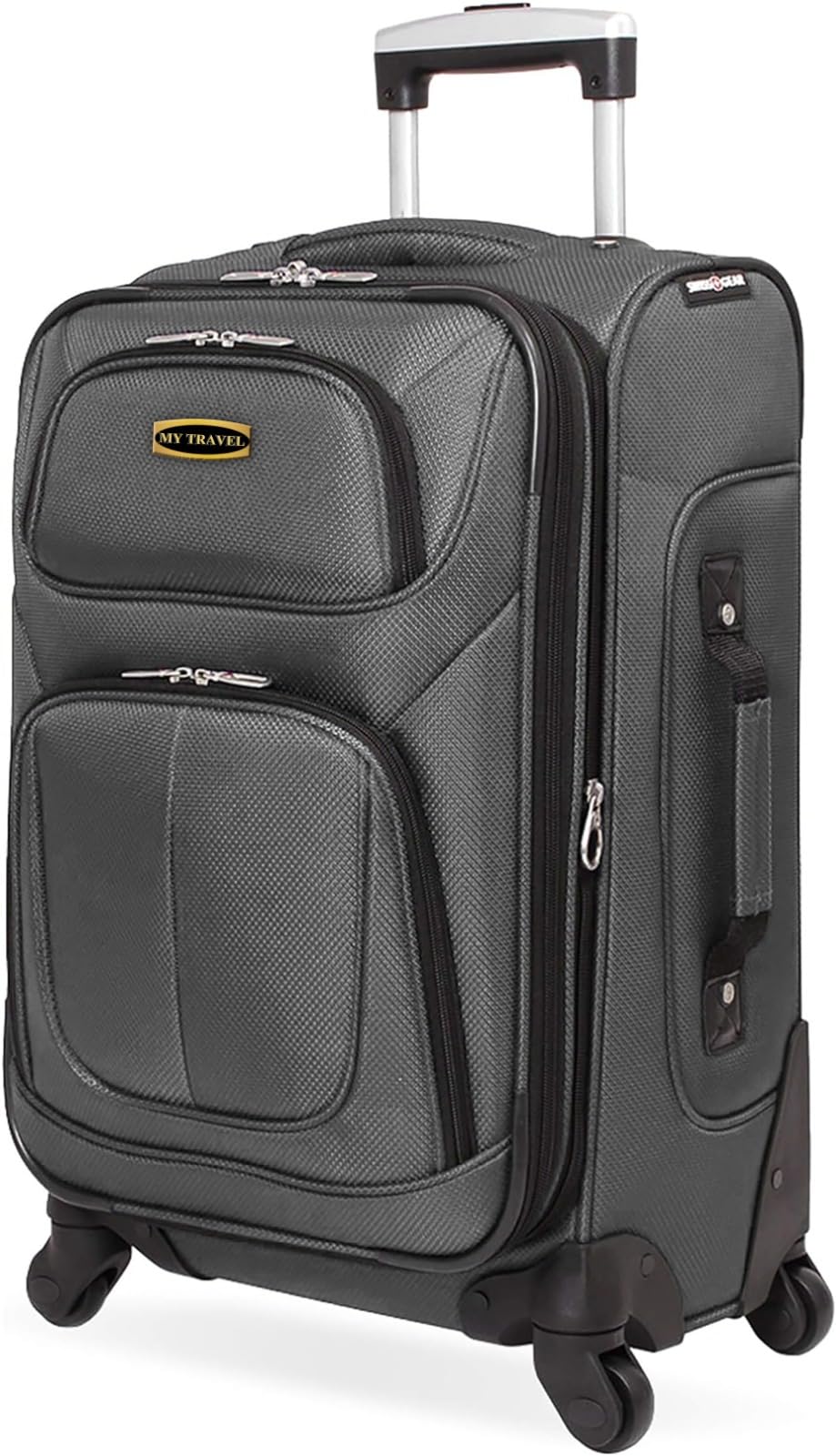 lumous rola Large Suitcase with Expandable Luggage Bag, 24" Carry On ...